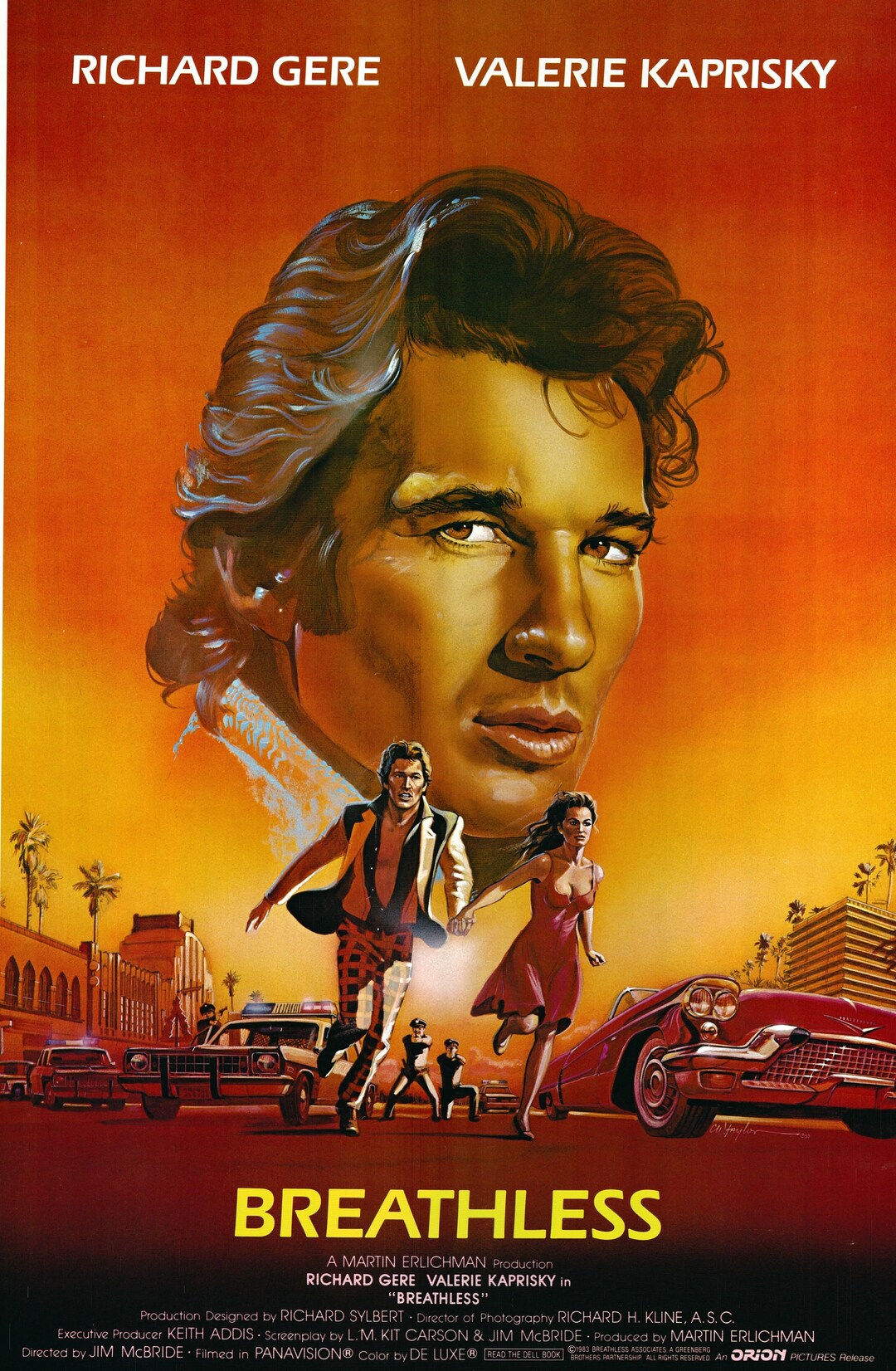 Breathless 1982 Rolled International One Sheet A - Etsy