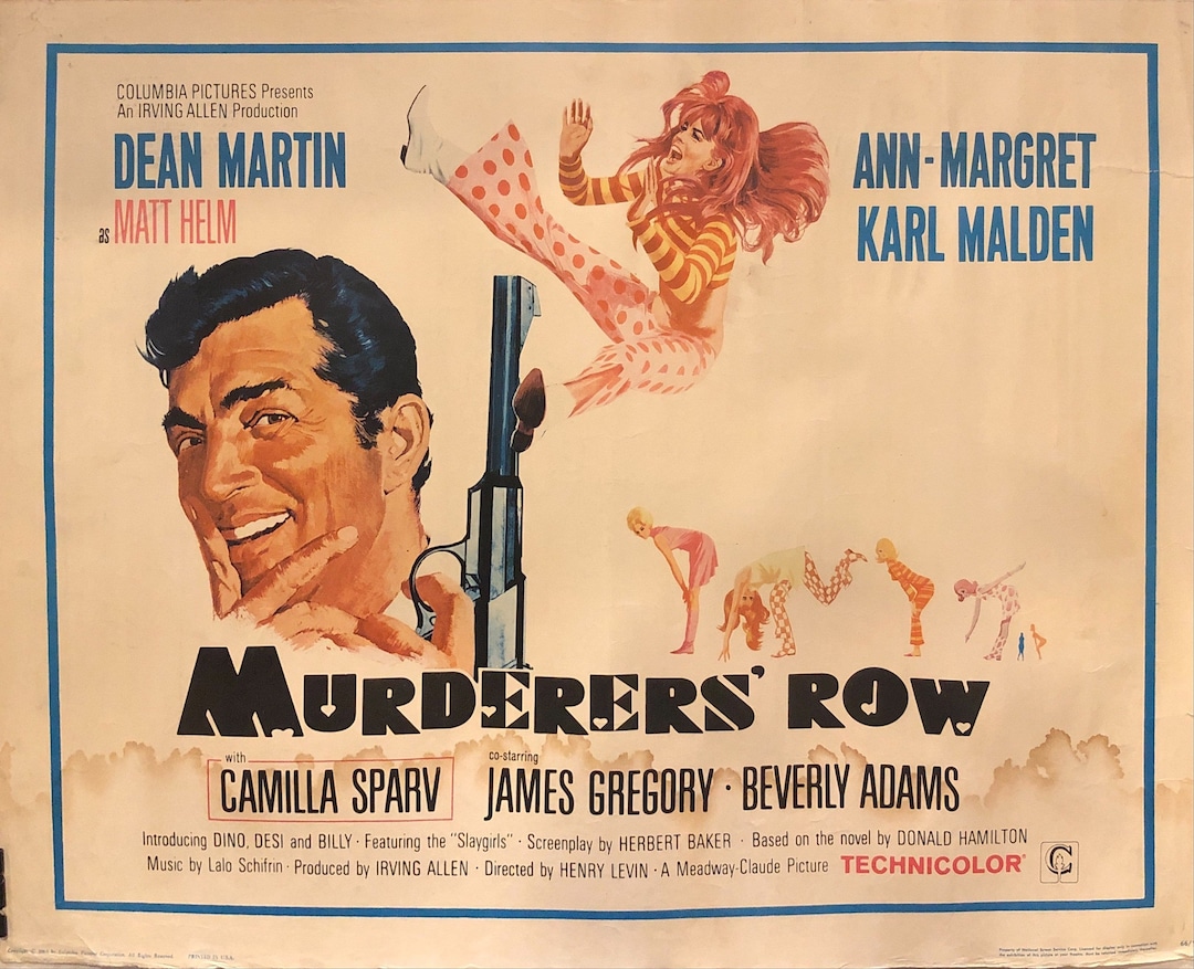 Murderers Row 1966 Display Sheet - Etsy