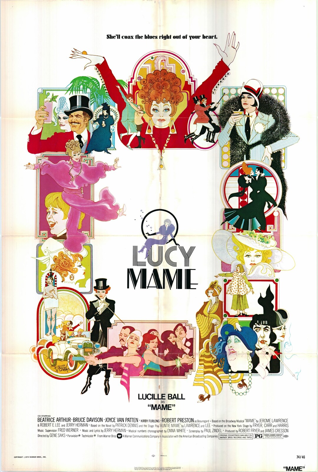 Mame 1974 One Sheet Poster Folded - Etsy