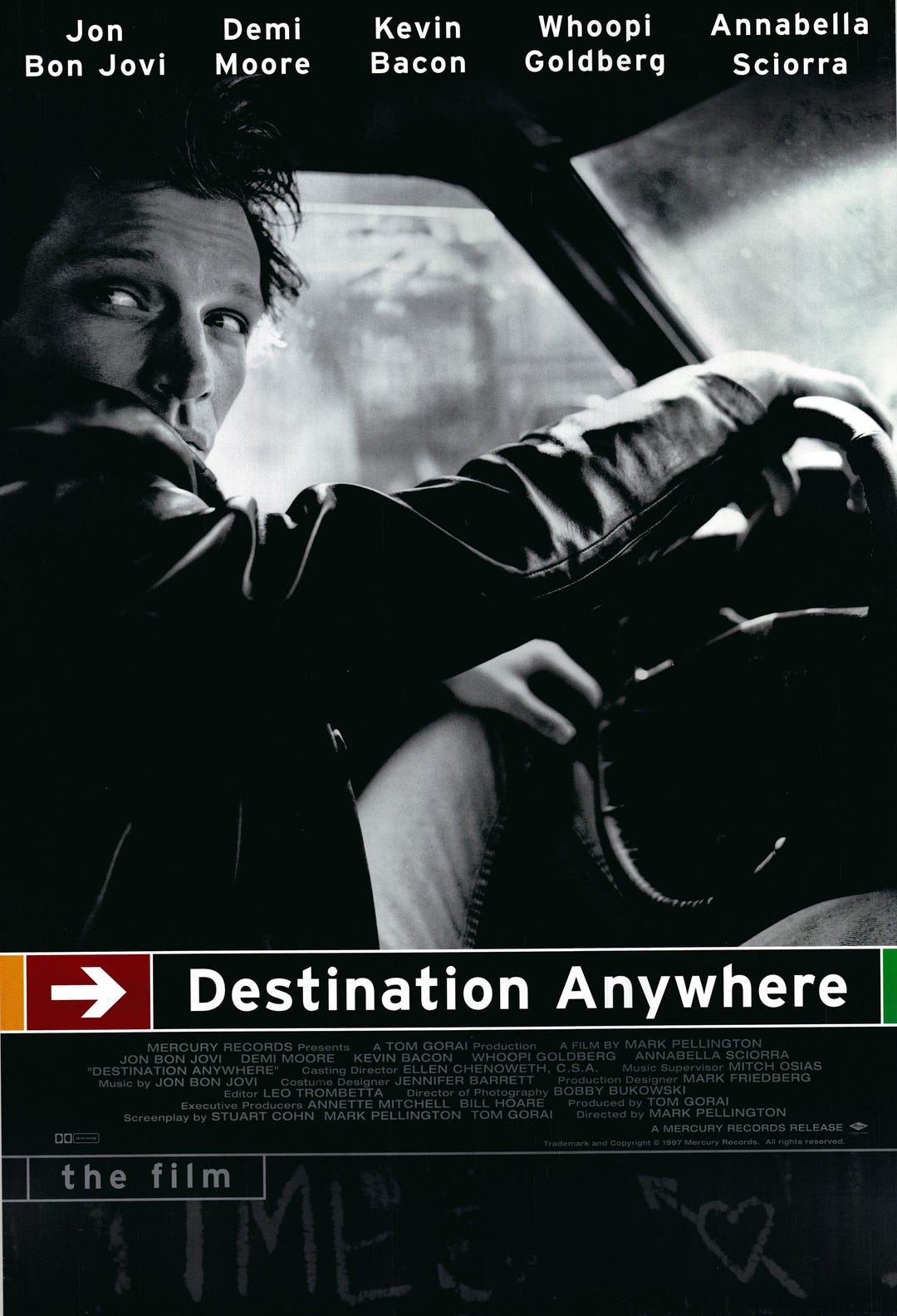 Destination Anywhere 1997 One Sheet Poster Rolled - Etsy