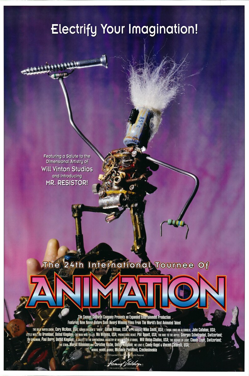 Animation 1993 One Sheet Poster Rolled - Etsy