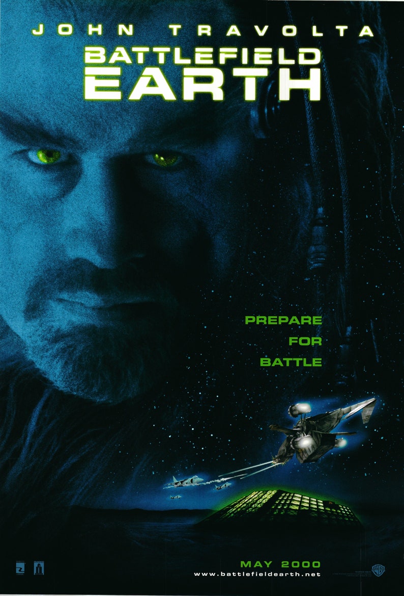 Battlefield Earth 2000 One Sheet Poster Rolled Double Sided - Etsy