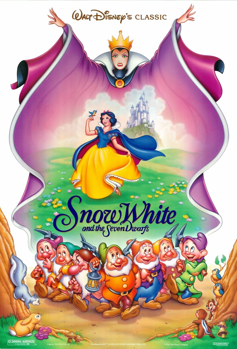 Snow White 1993R One Sheet Poster Rolled Double Sided - Etsy