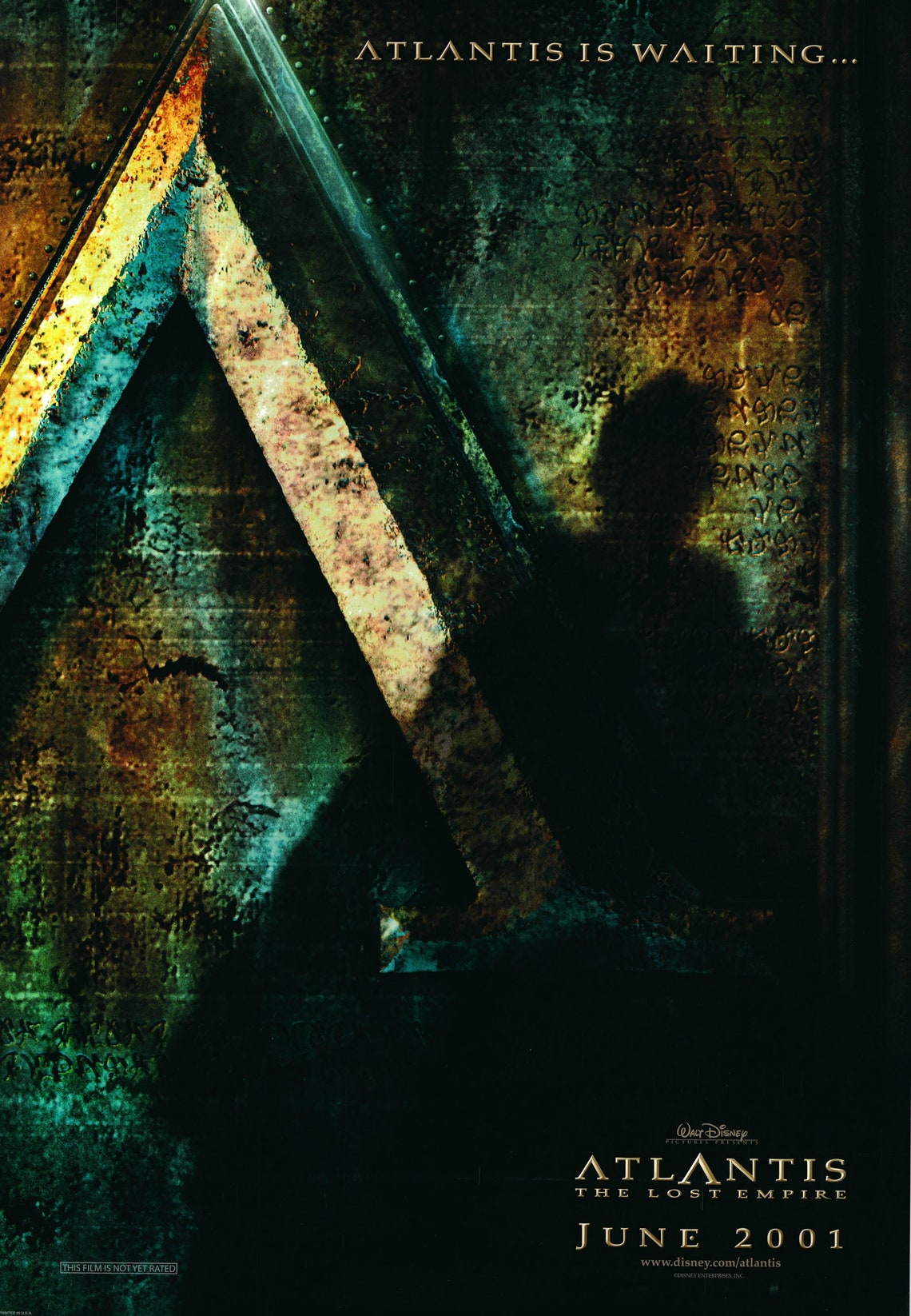 Atlantis 2001 Advance One Sheet Poster Rolled Version A Doubleb Sided ...