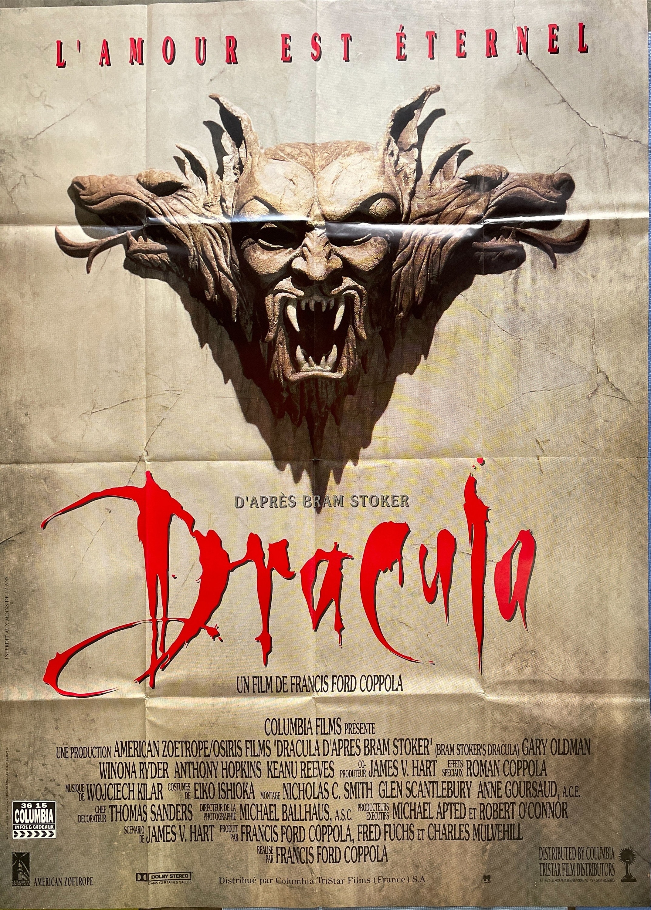 Bram Stokers Dracula Advance Poster - Etsy