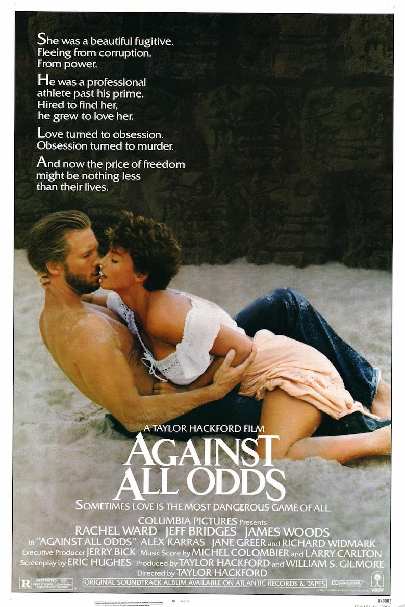 Against All Odds 1984 One Sheet Poster Rolled - Etsy