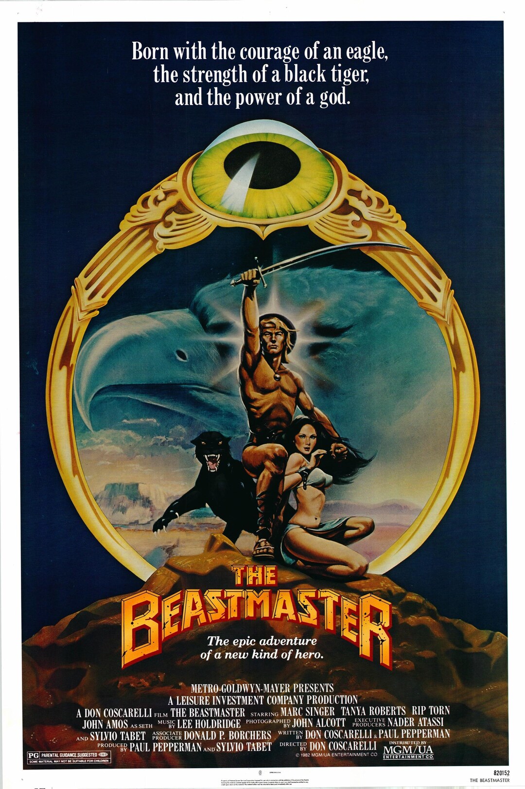 The Beastmaster 1982 One Sheet Poster Rolled - Etsy