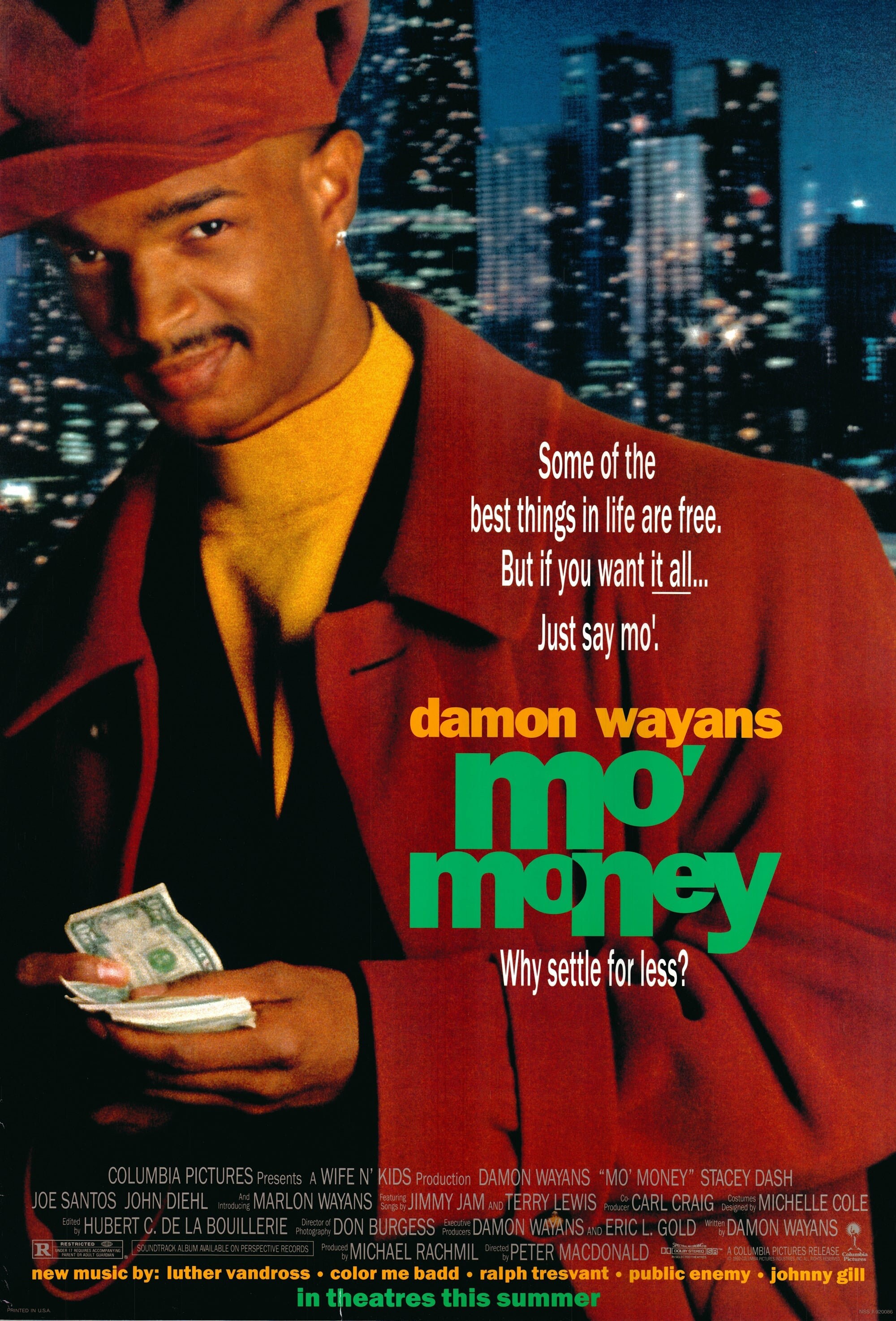 Mo Money 1992 Advance One Sheet Poster Rolled - Etsy