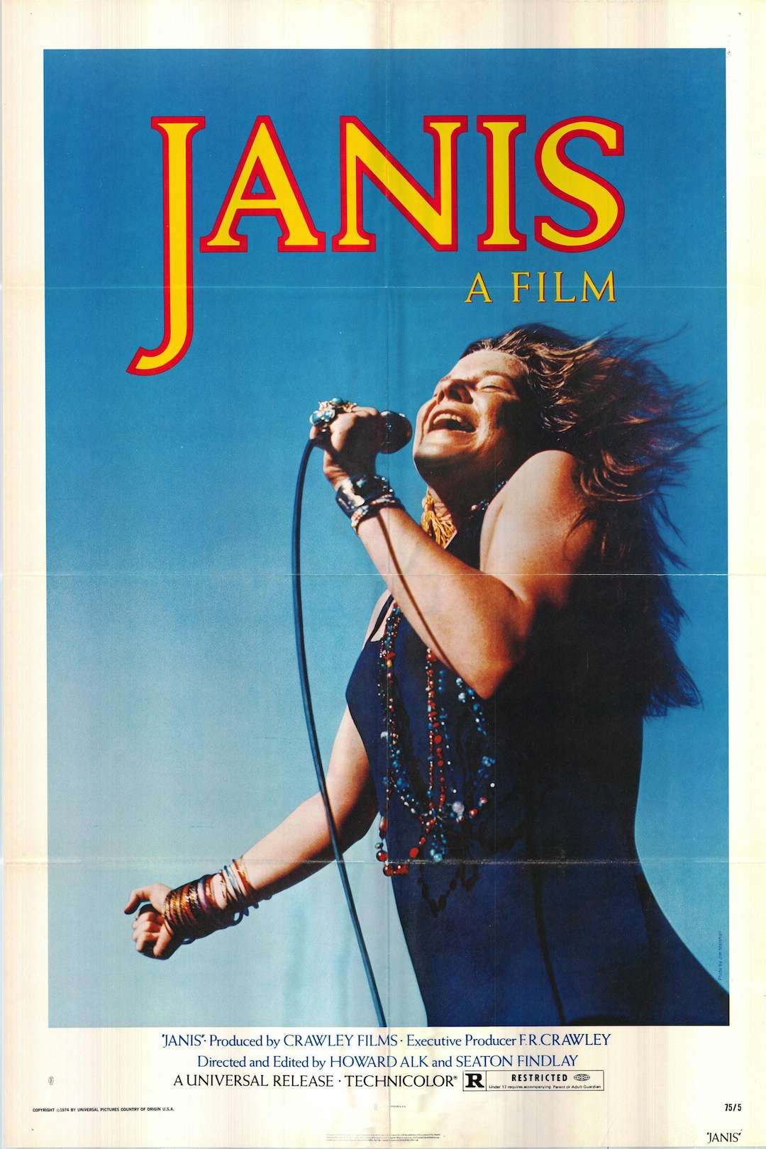 Janis 1975 One Sheet Poster Folded - Etsy