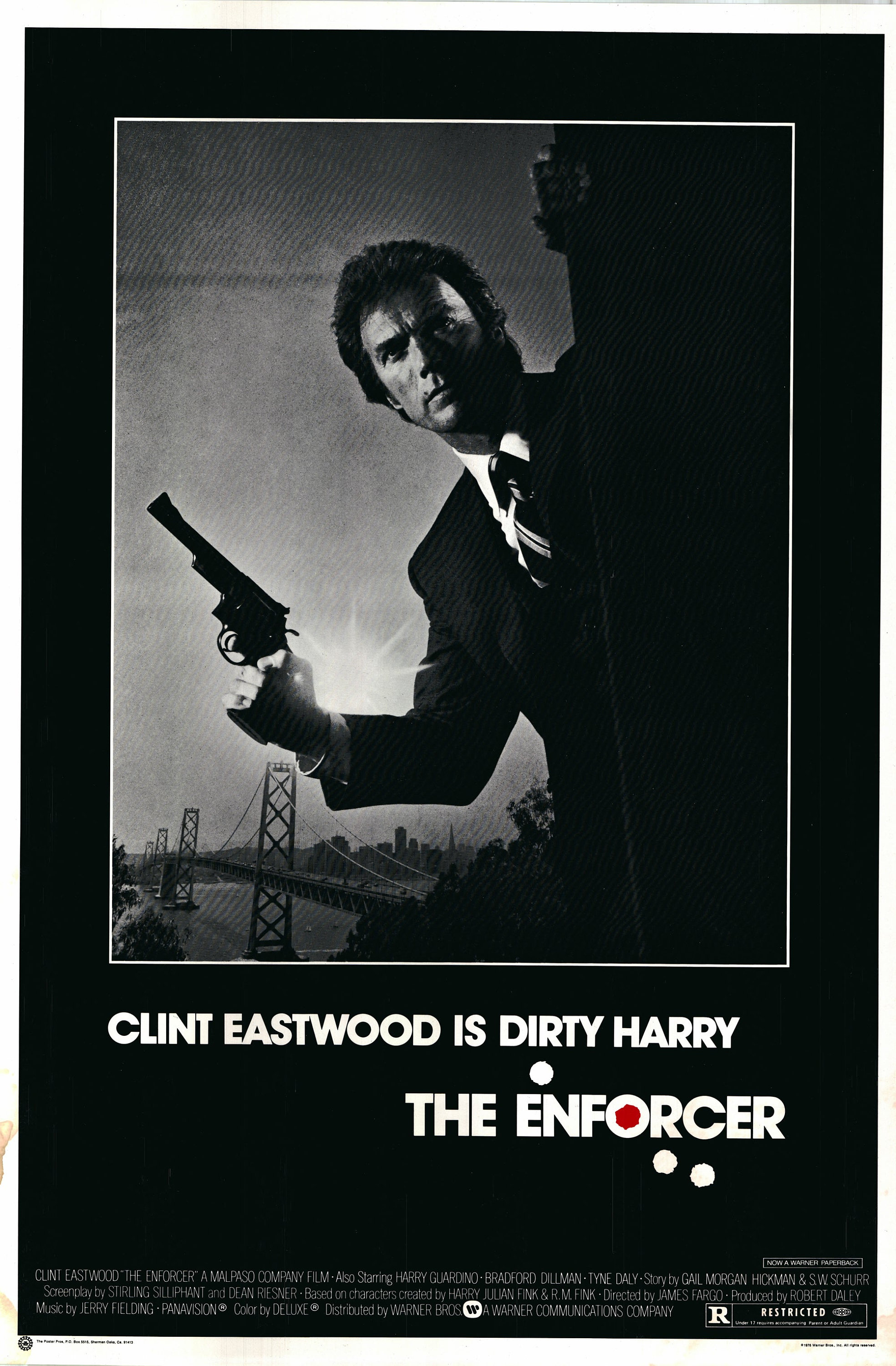 The Enforcer 1976 One Sheet Poster Rolled - Etsy