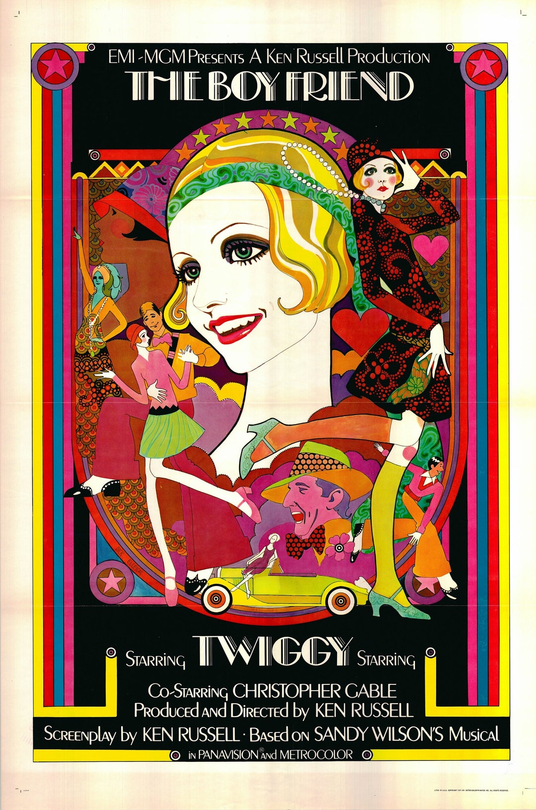 The Boyfriend 1971 One Sheet Poster Folded and Rolled - Etsy