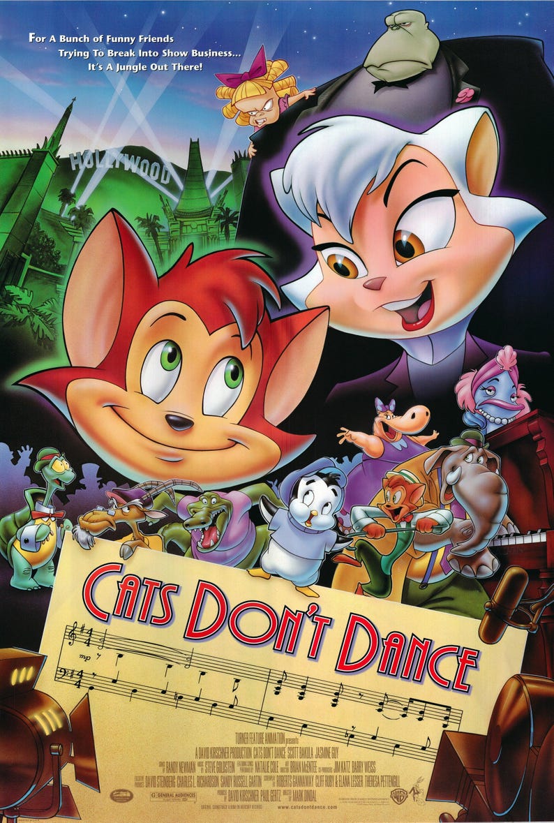 Cats Don't Dance 1997 One Sheet Poster Rolled - Etsy