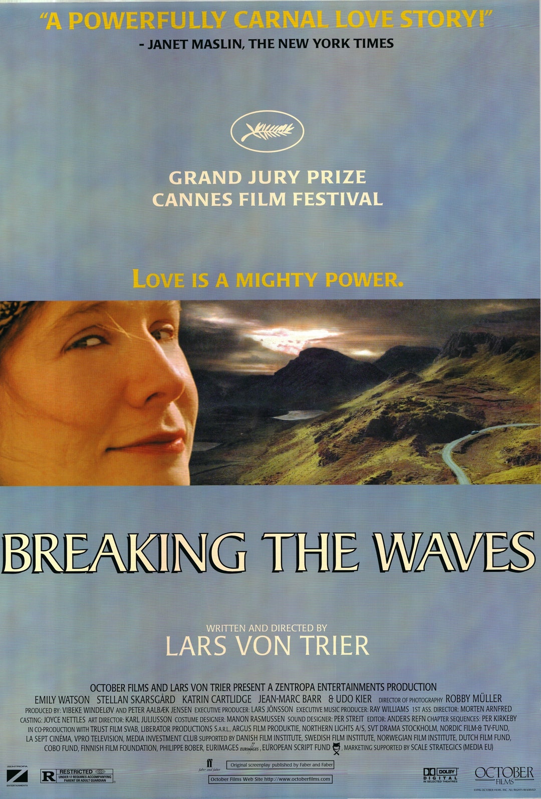 Breaking the Waves 1996 One Sheet Poster Rolled - Etsy