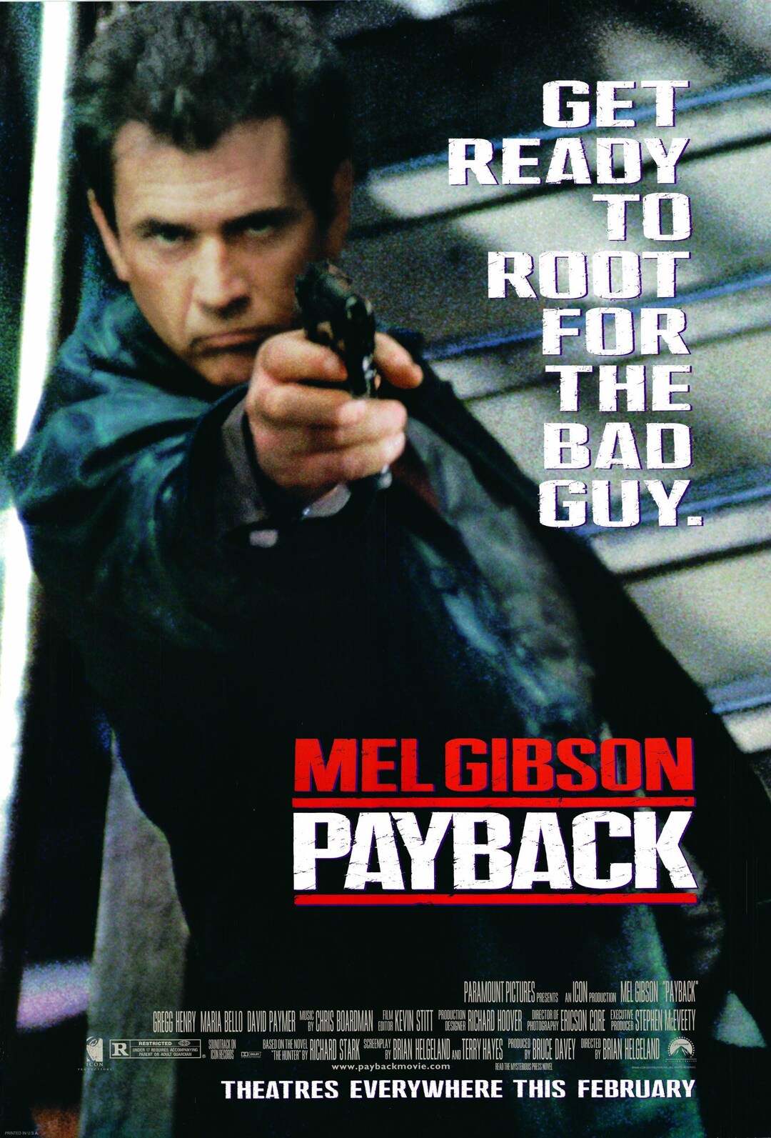Payback 1998 One Sheet Poster Rolled Double Sided - Etsy