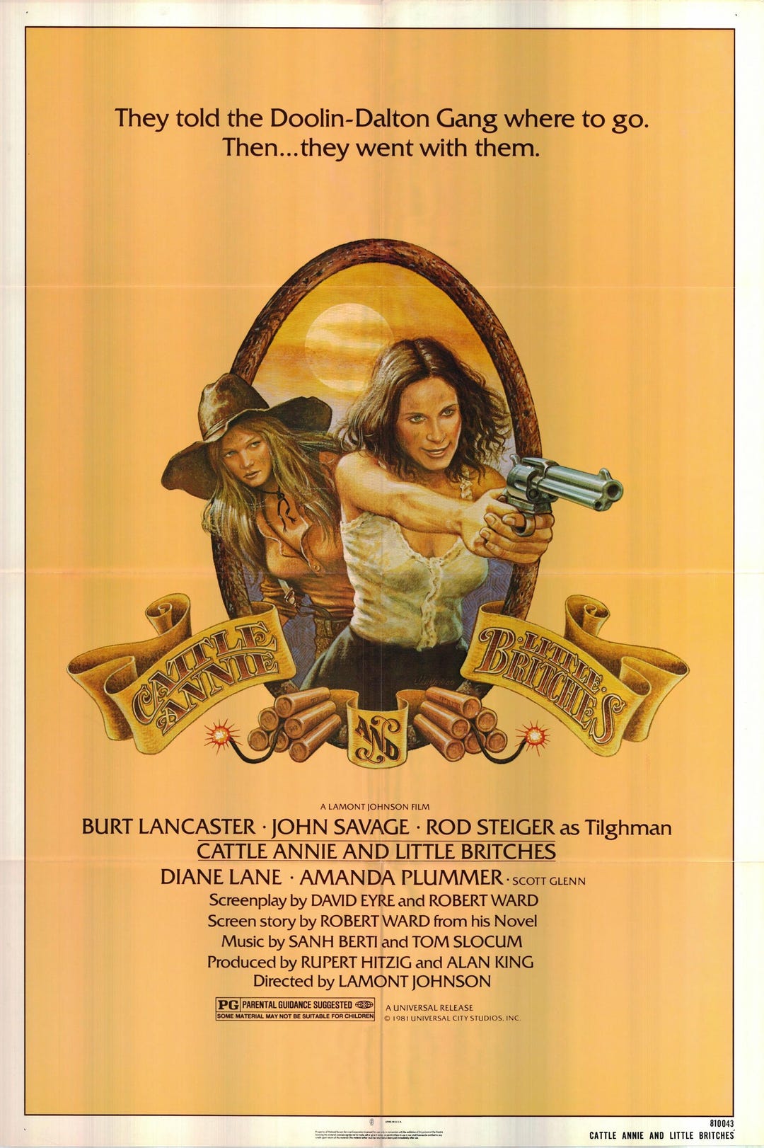 Cattle Annie and Little Britches 1981 One Sheet Poster Folded - Etsy