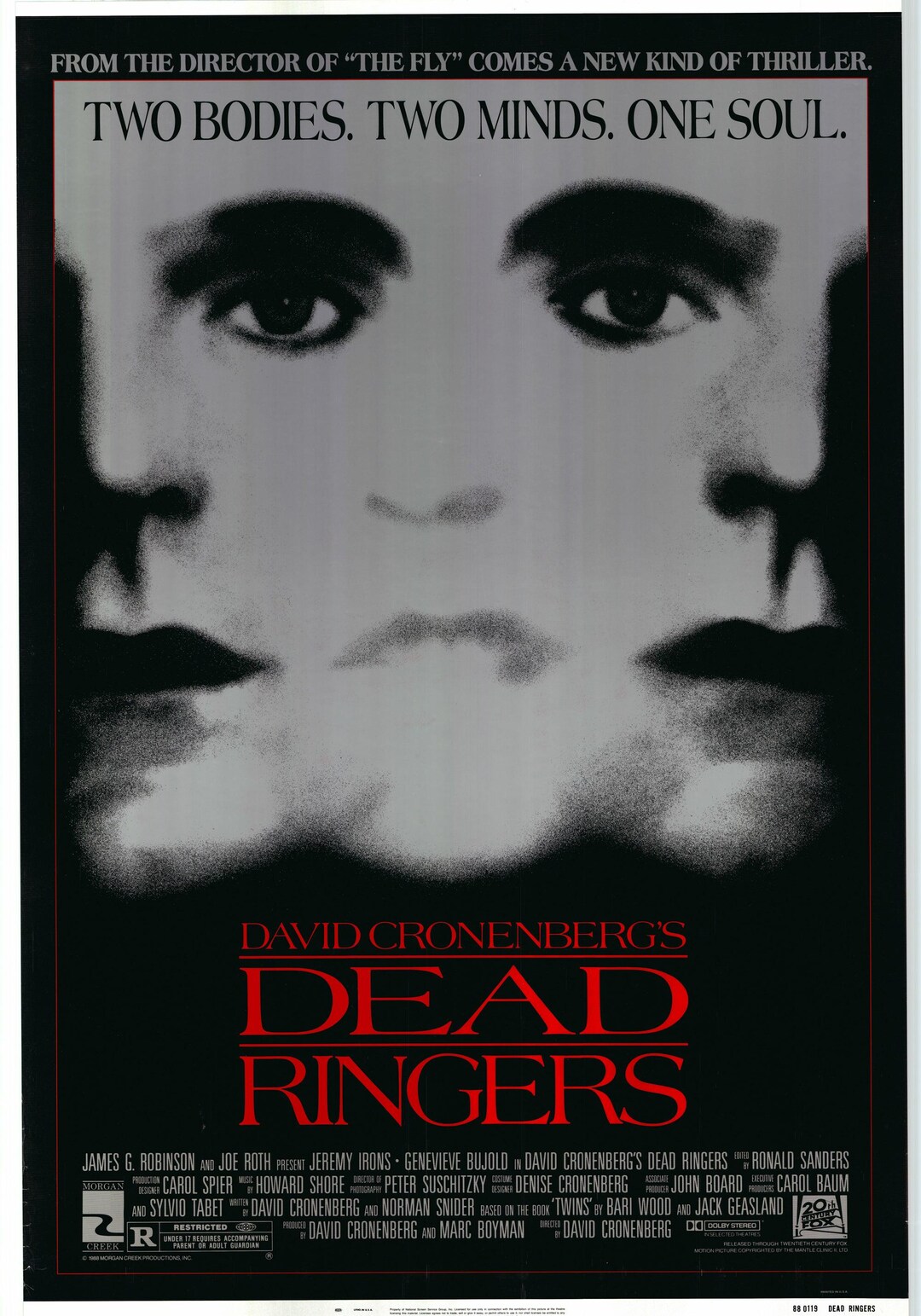 Dead Ringers 1988 One Sheet Poster - Etsy