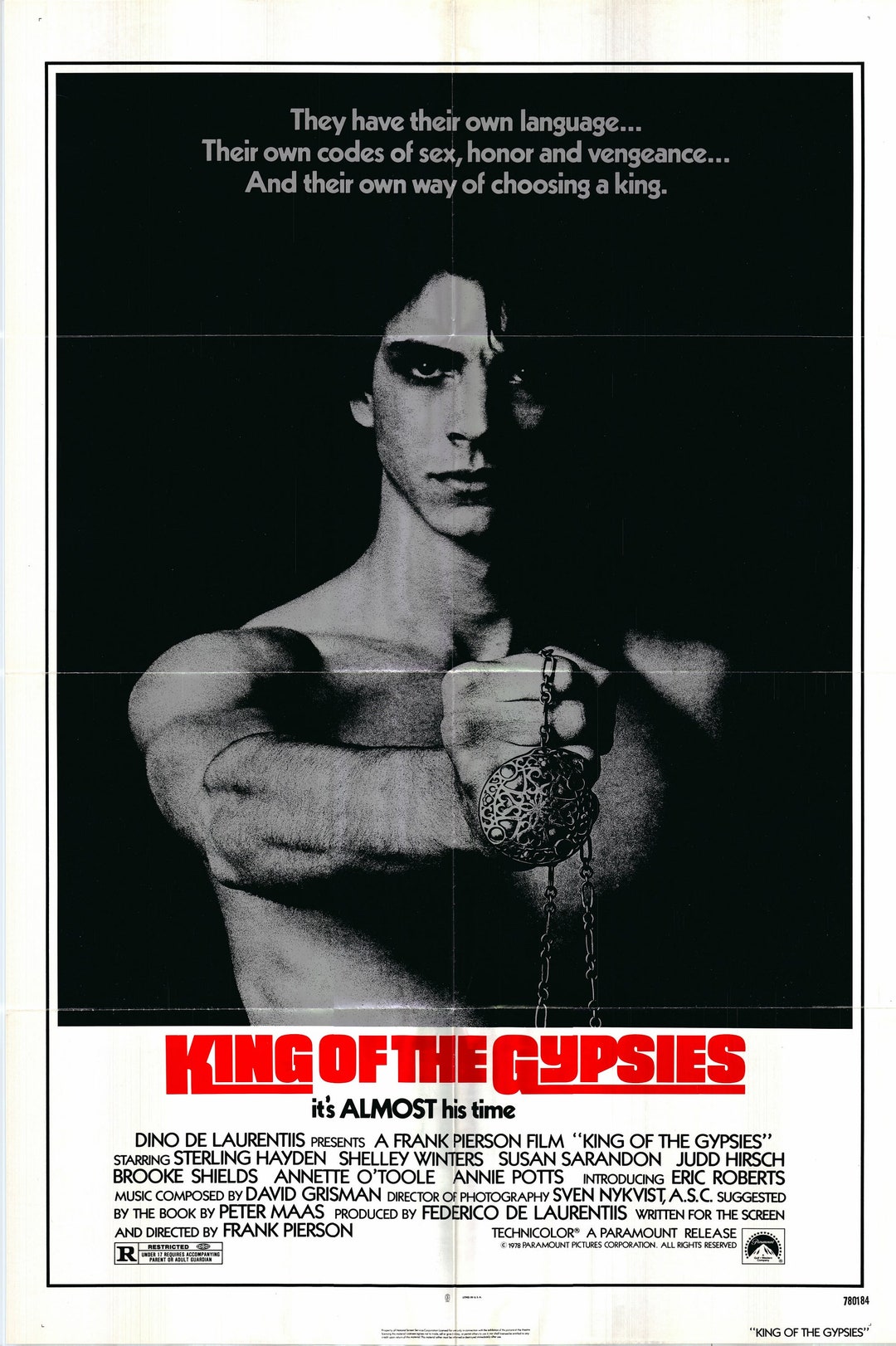 King of the Gypsies 1978 One Sheet Poster Folded - Etsy