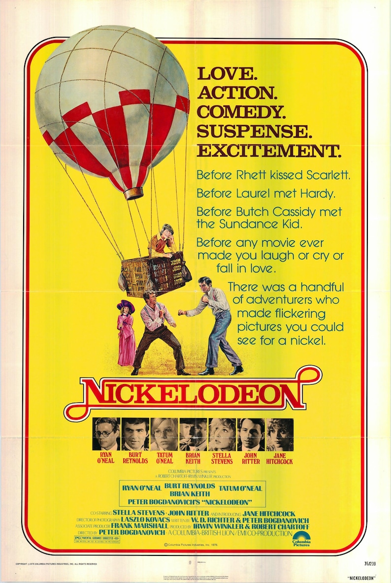 Nickelodeon 1976 One Sheet Poster Folded - Etsy