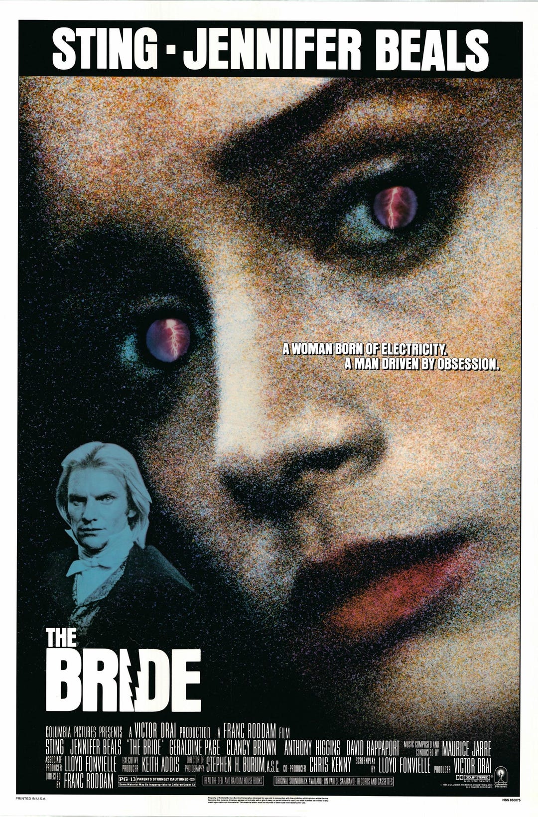 The Bride 1985 One Sheet Poster Rolled - Etsy
