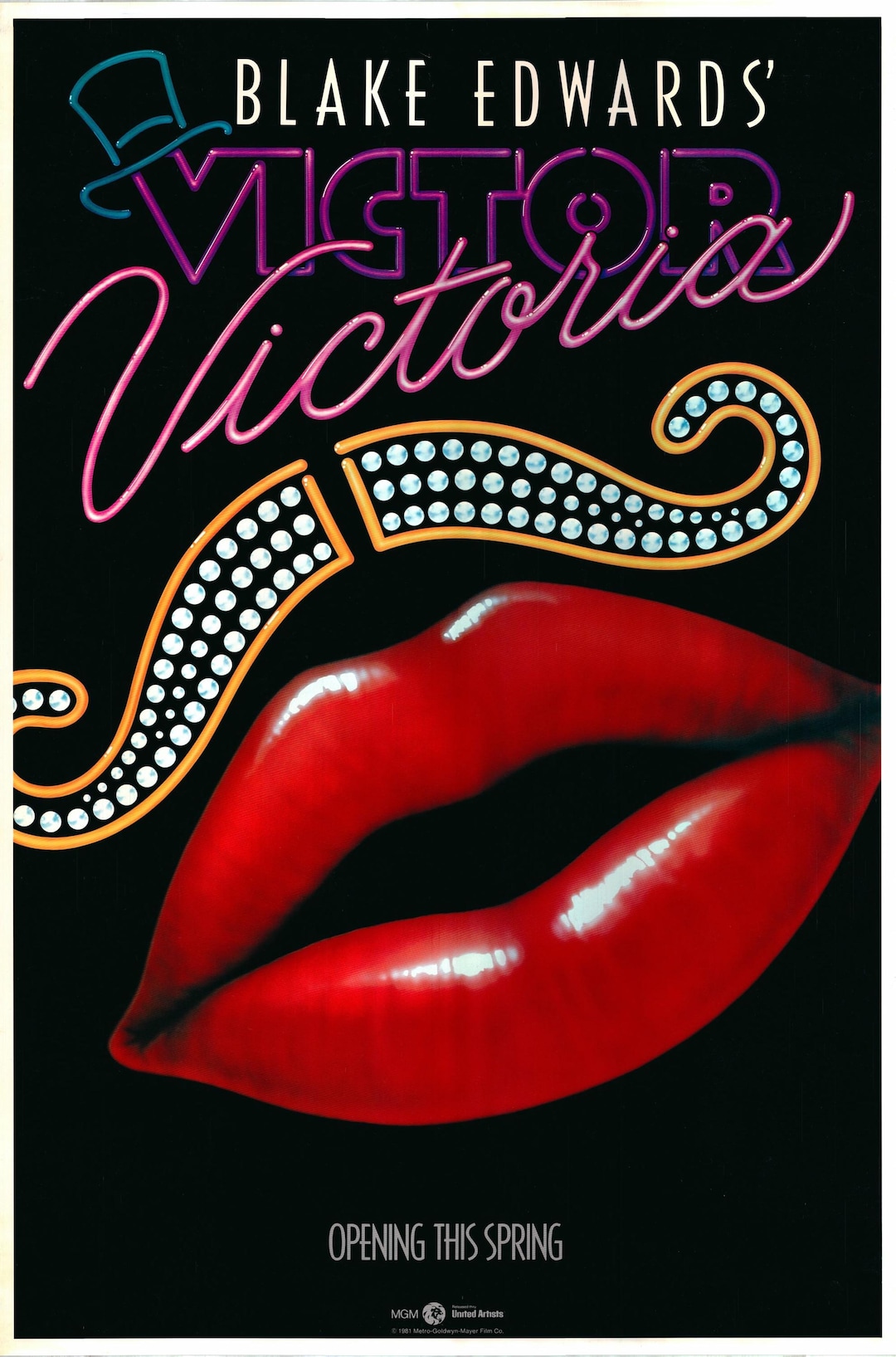 Victor/victoria 1982 Advance Sheet Poster Rolled - Etsy
