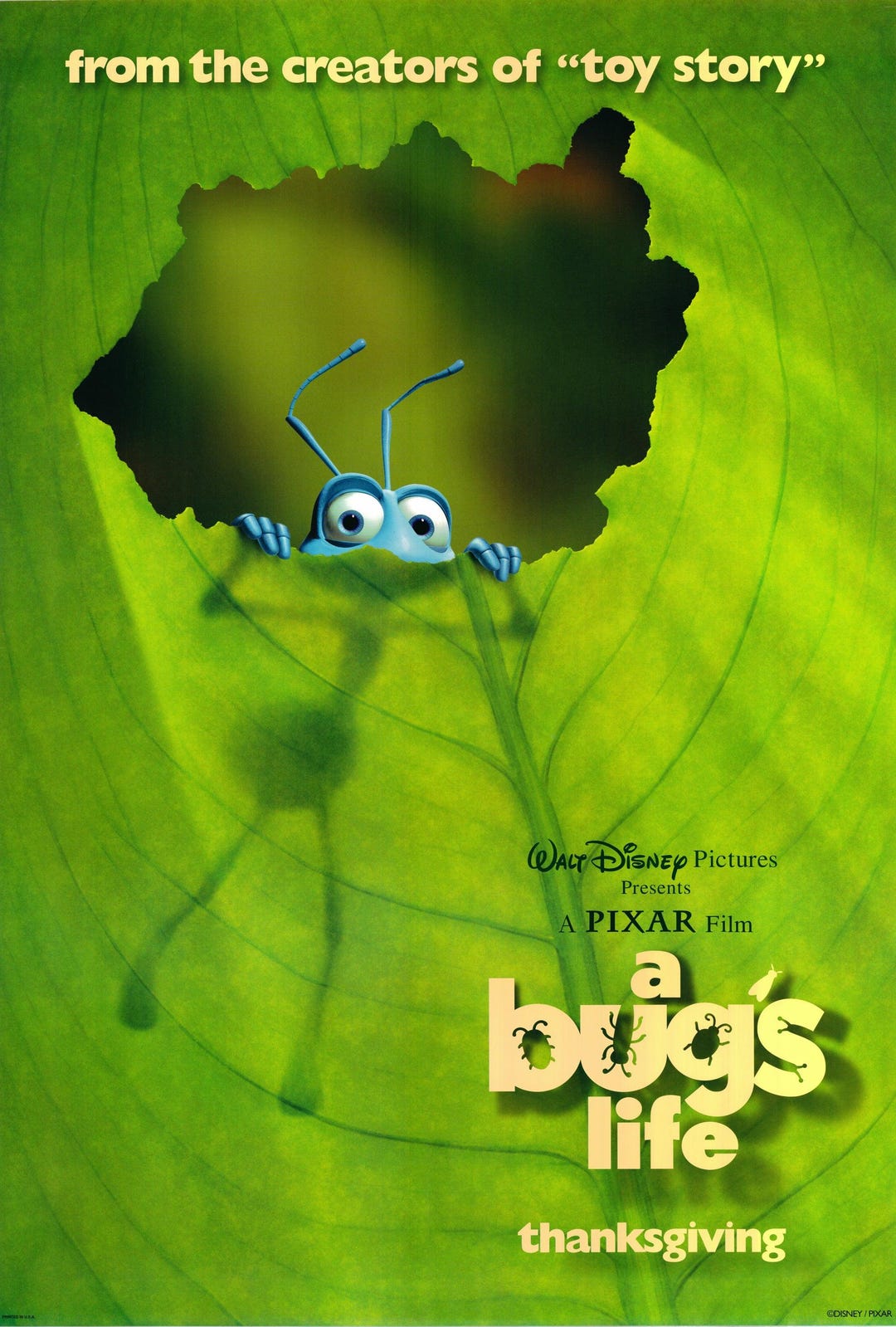 A Bug's Life 1998 Advance One Sheet Poster Rolled - Etsy