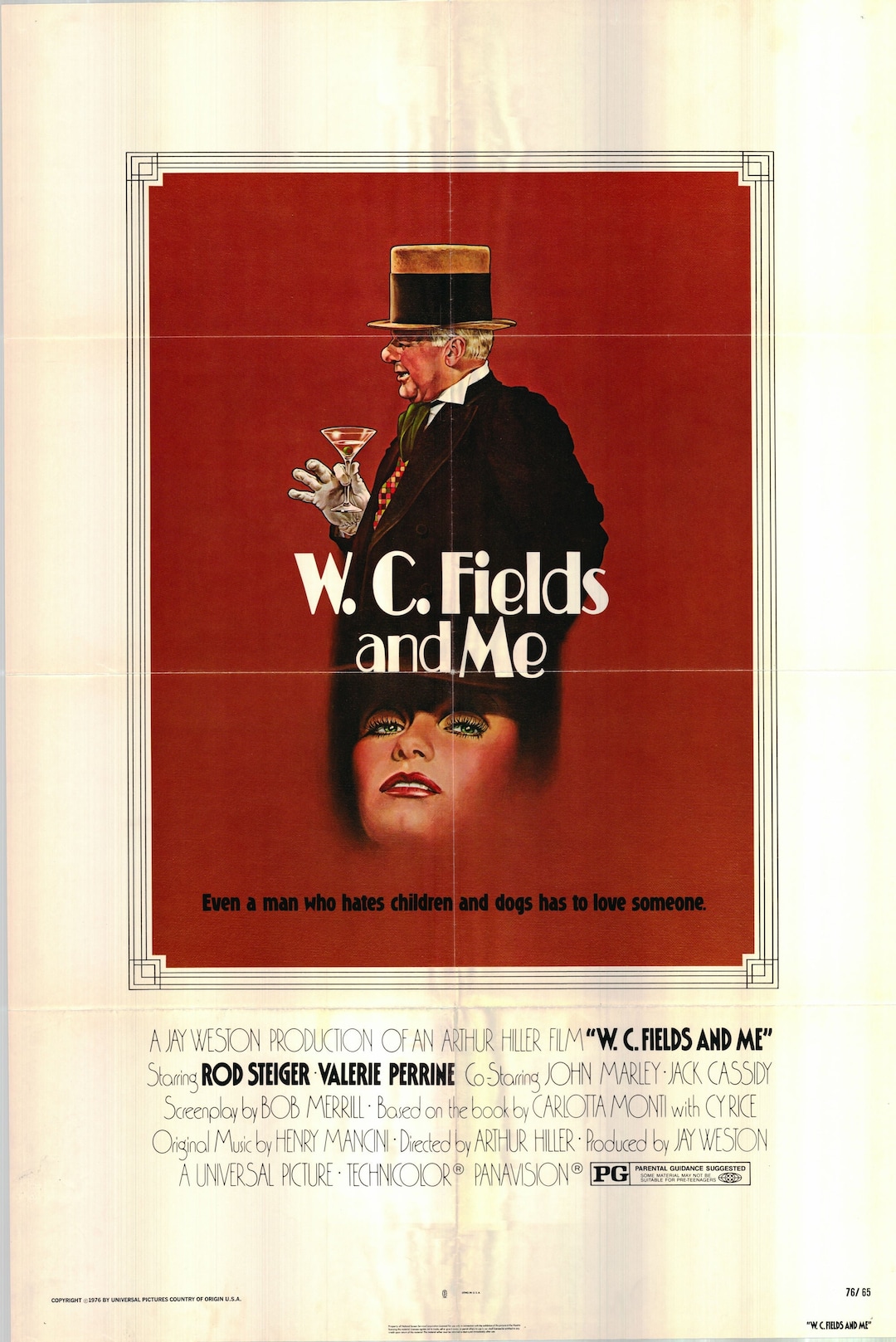 Wc Fields and Me 1976 One Sheet Poster Folded - Etsy