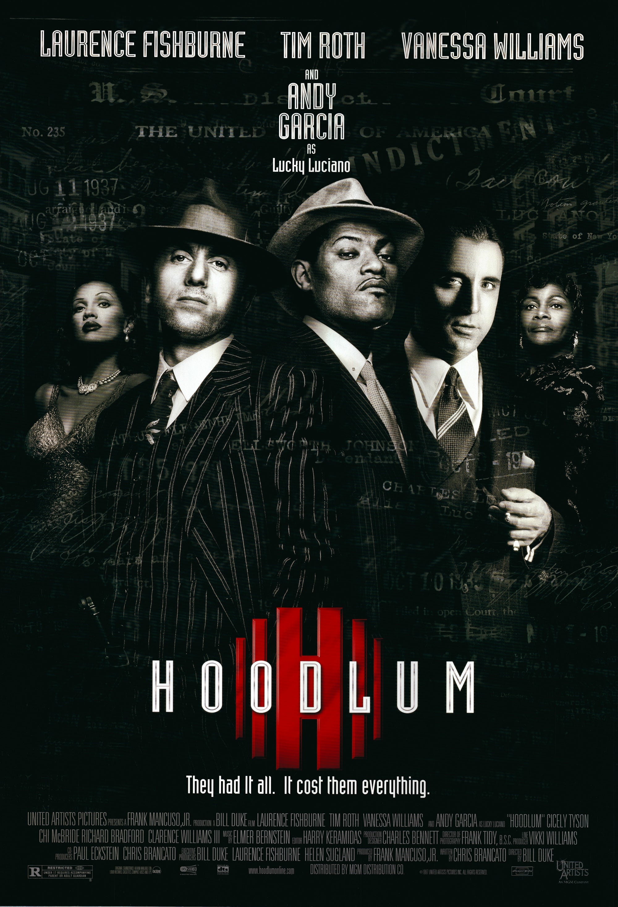 Hoodlum 1997 One Sheet Poster Rolled - Etsy