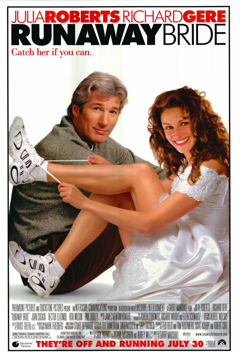 Runaway Bride 1999 Advance Sheet Poster Rolled Double Sided - Etsy