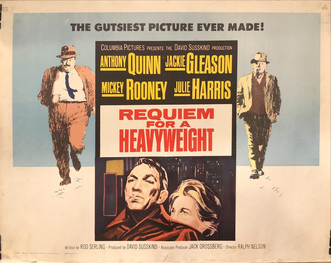 Requiem for A Heavyweight 1962 Display Sheet, Rolled - Etsy