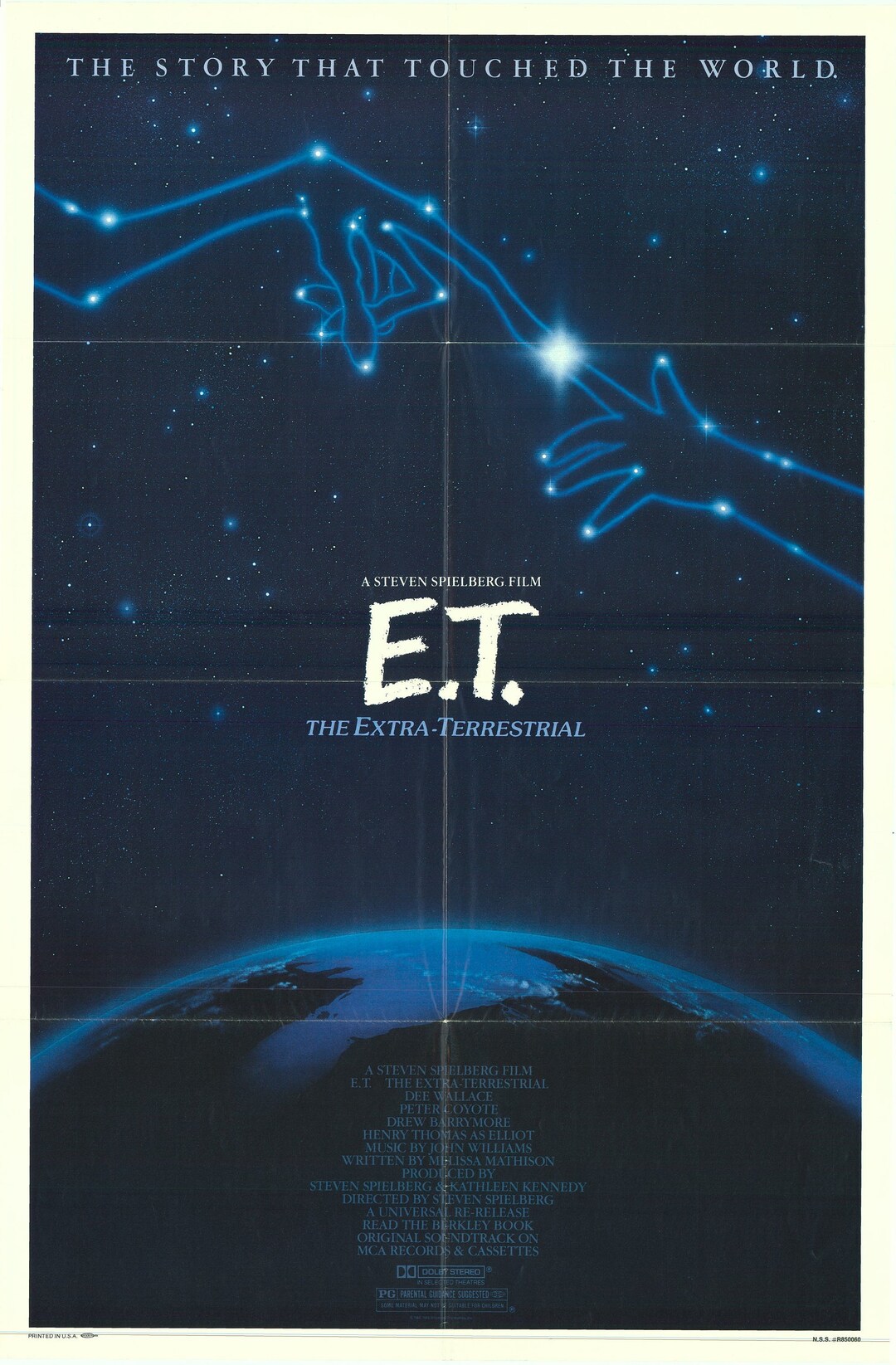 Et: the Extra-terrestrial 1985R One Sheet Poster Folded - Etsy