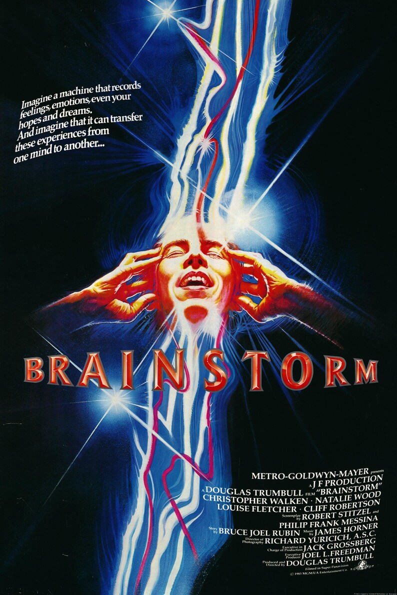 Brainstorm 1983 British One Sheet Poster Rolled - Etsy