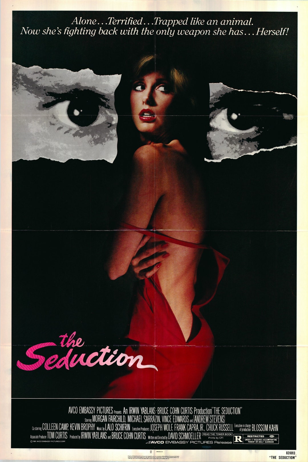 The Seduction 1982 One Sheet Poster Folded - Etsy