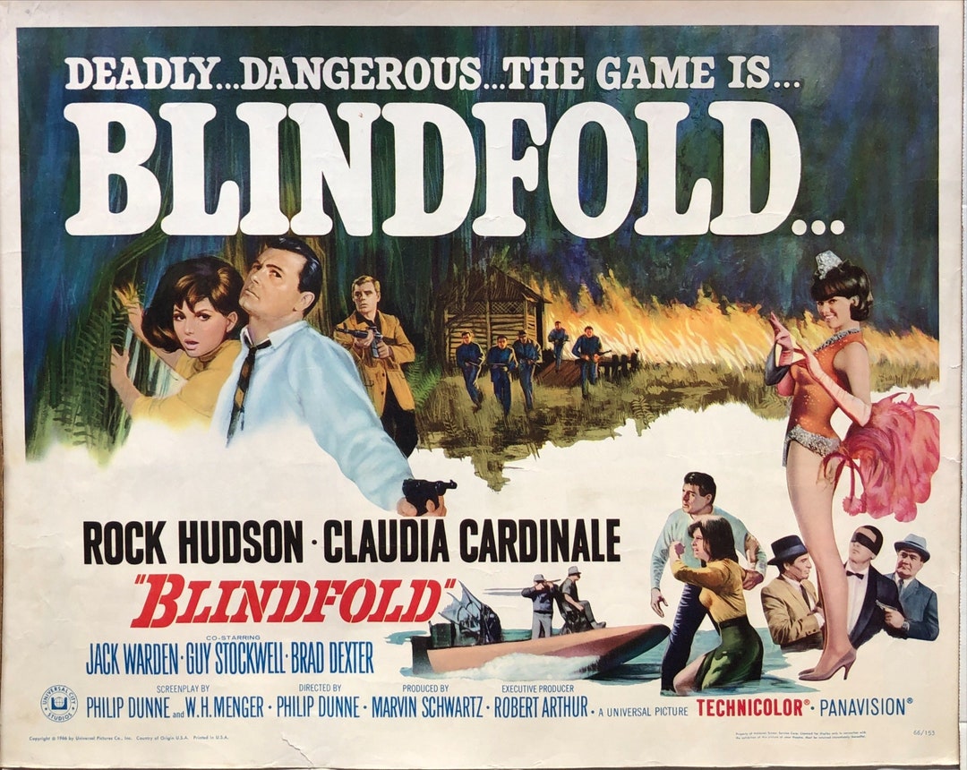 Blindfold 1966 Display Sheet - Etsy