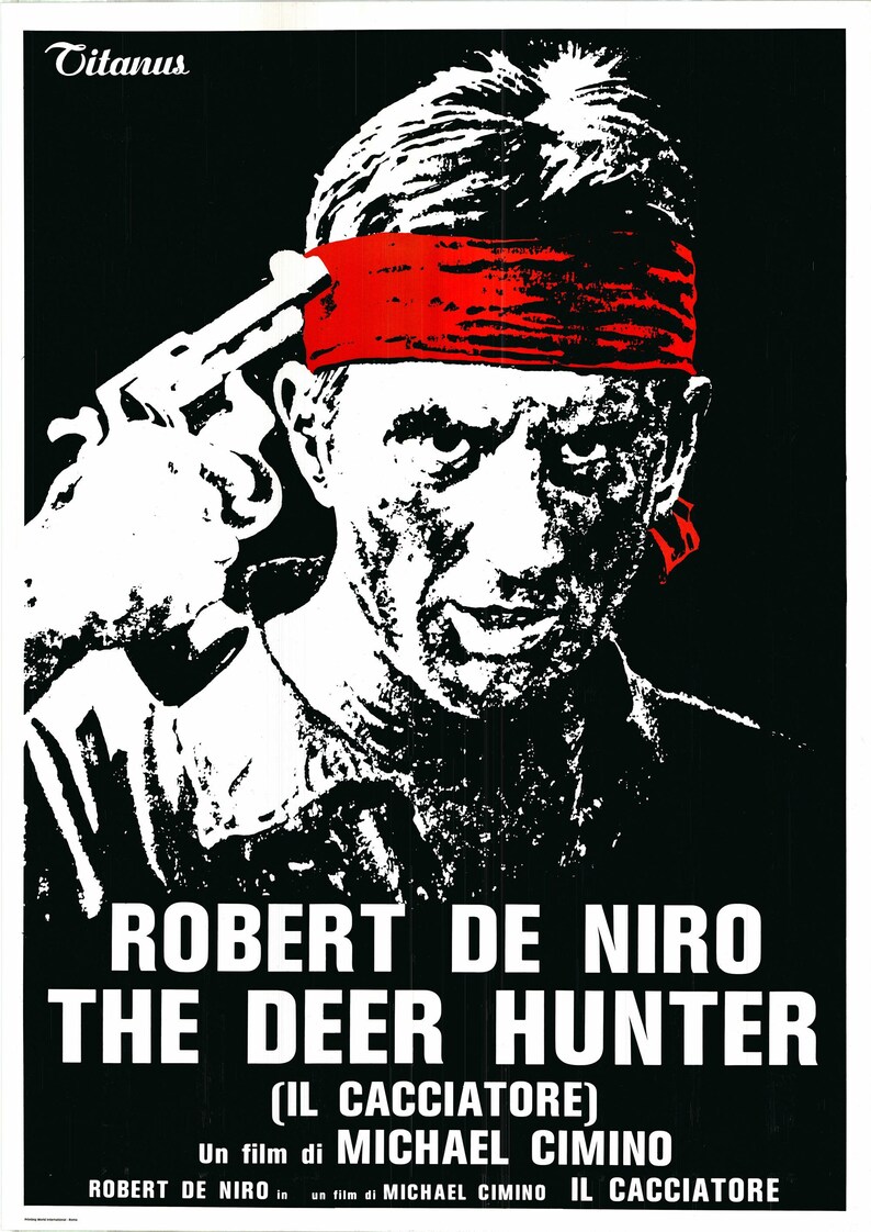The Deer Hunter (il Cacciatore) 1978 Italian Version One Sheet Poster ...