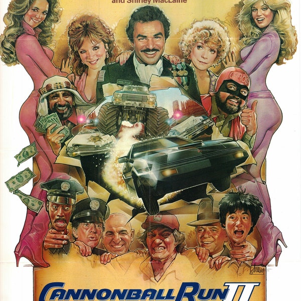 Cannonball Run Poster - Etsy