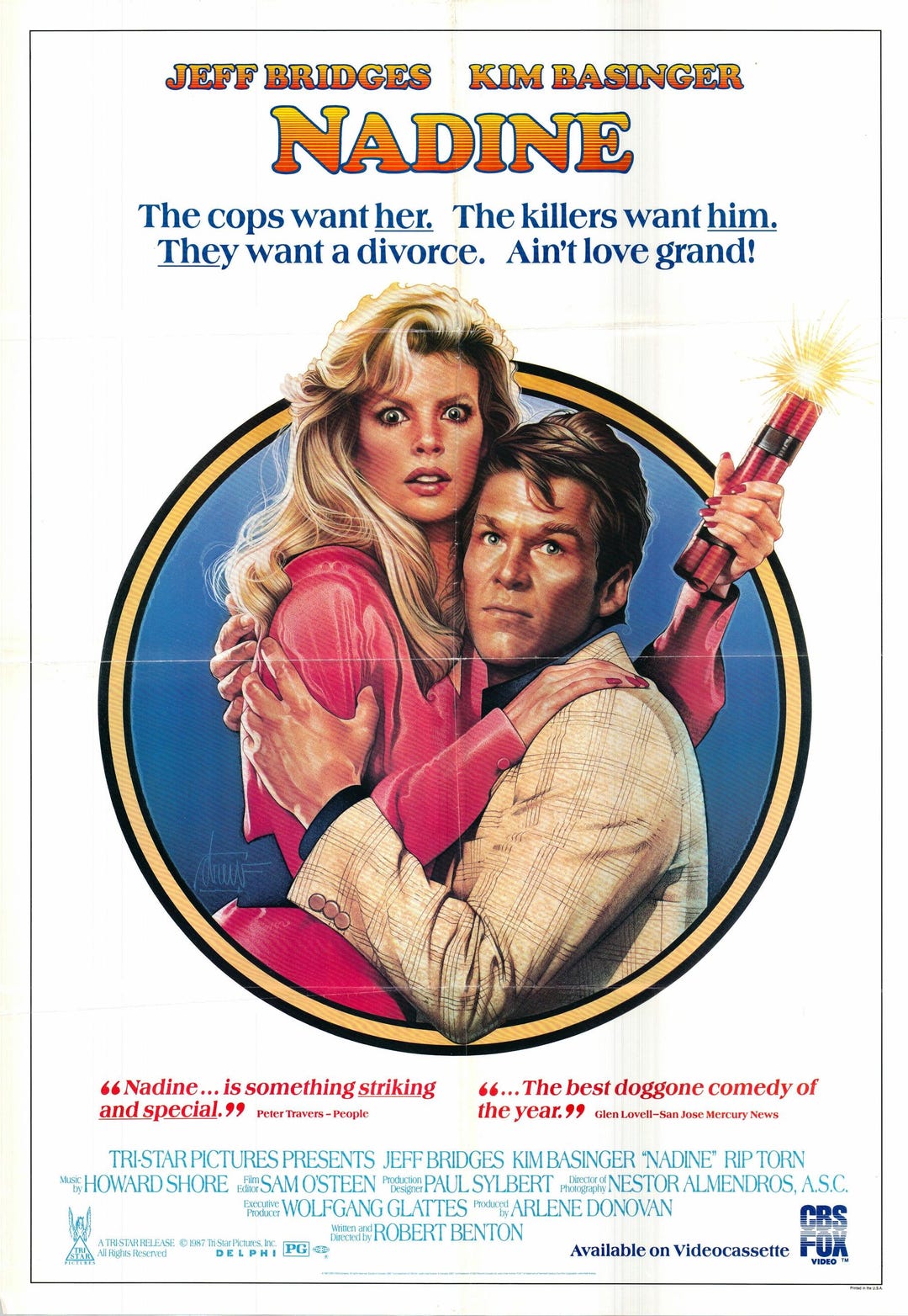 Nadine 1987 Cassette Release One Sheet Poster Folded - Etsy