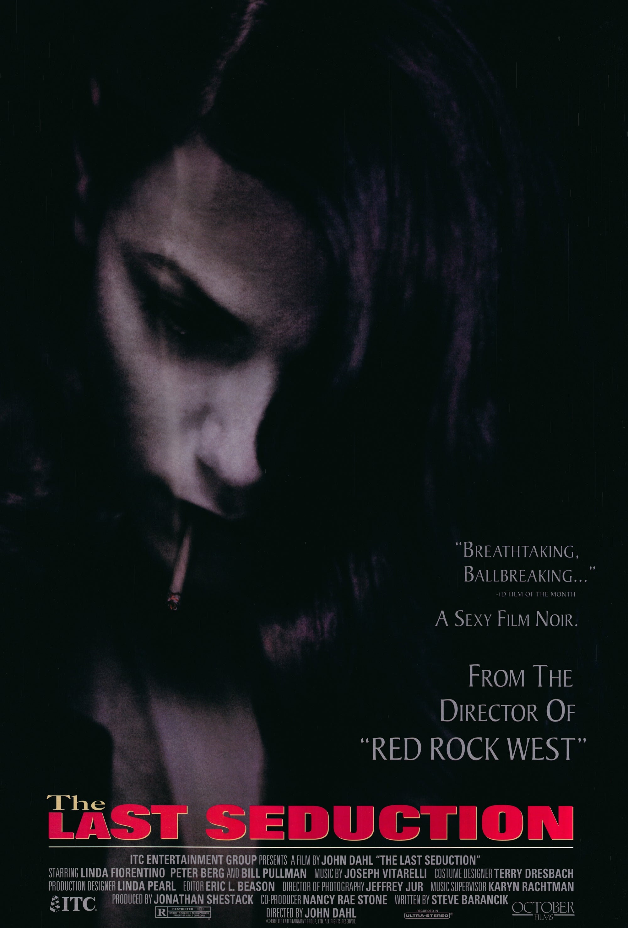 The Last Seduction 1994 One Sheet Poster Rolled - Etsy