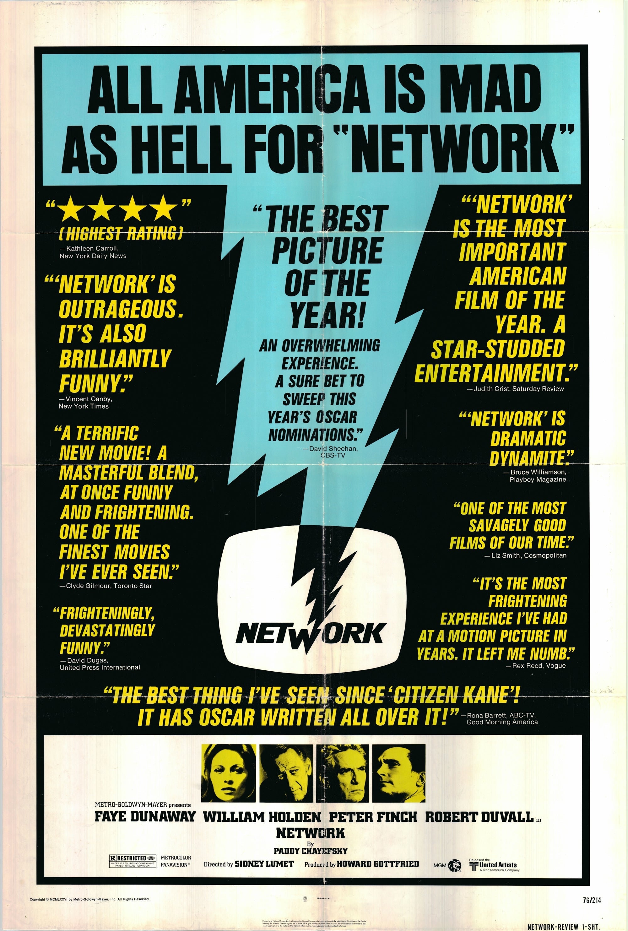 Network 1976 Poster