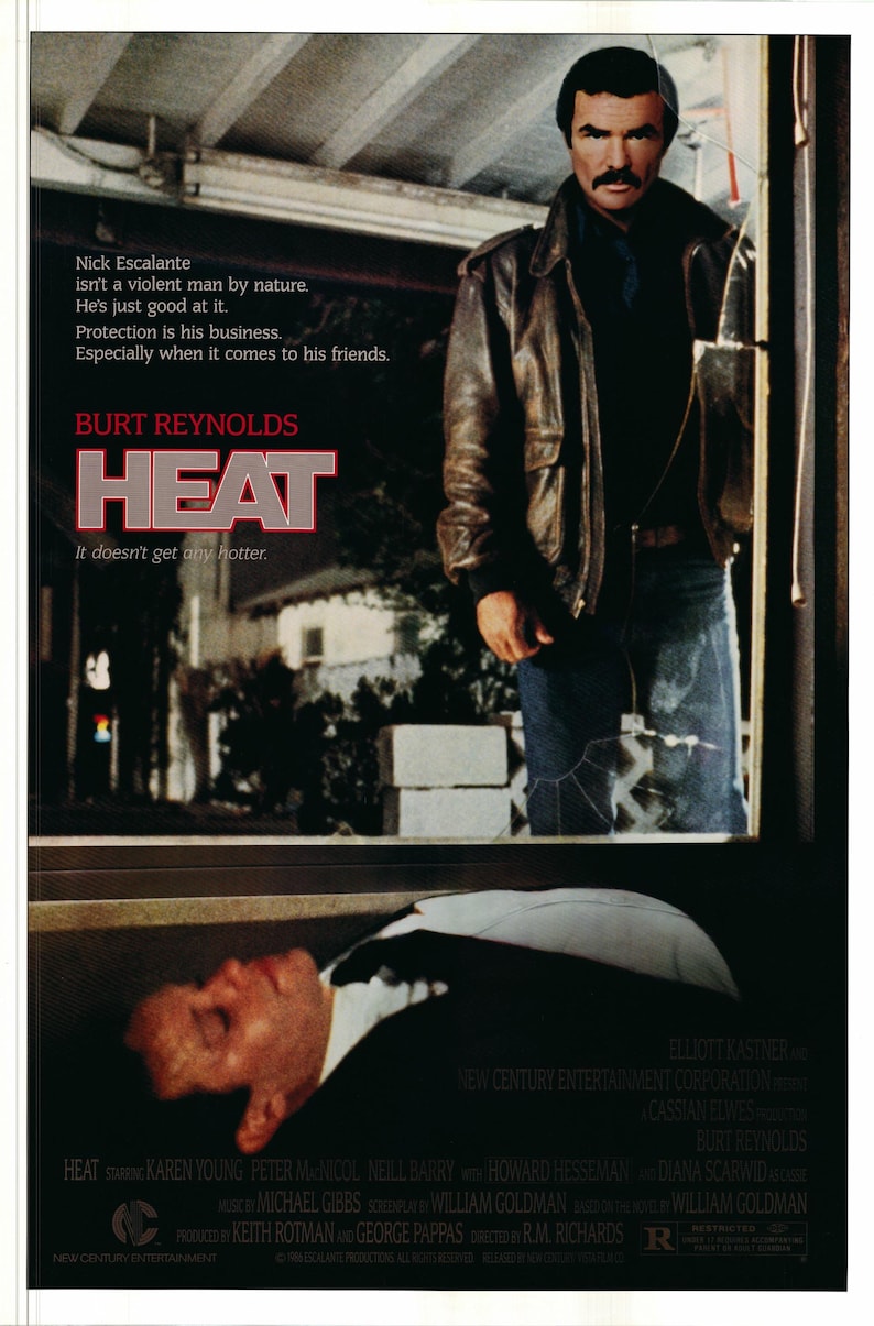 Heat 1986 One Sheet Poster Rolled - Etsy
