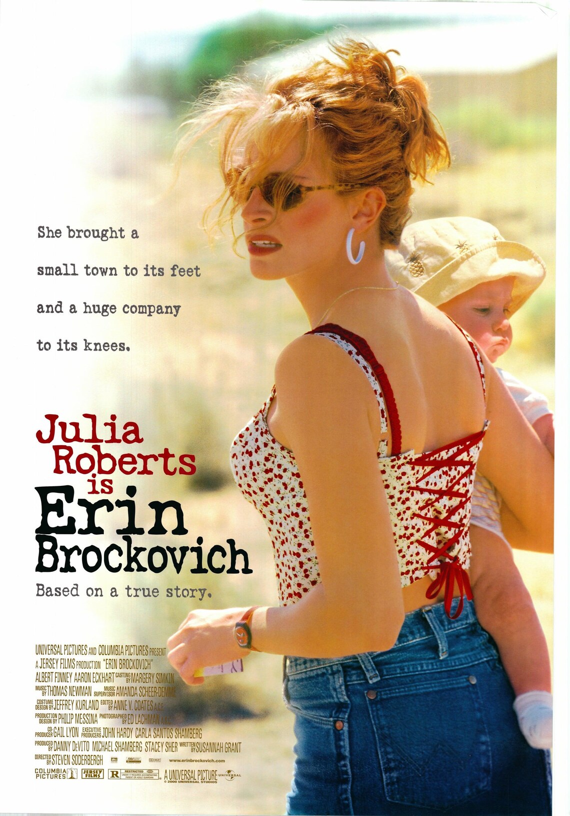 Erin Brockovich 2000 One Sheet Poster Rolled Double Sided - Etsy