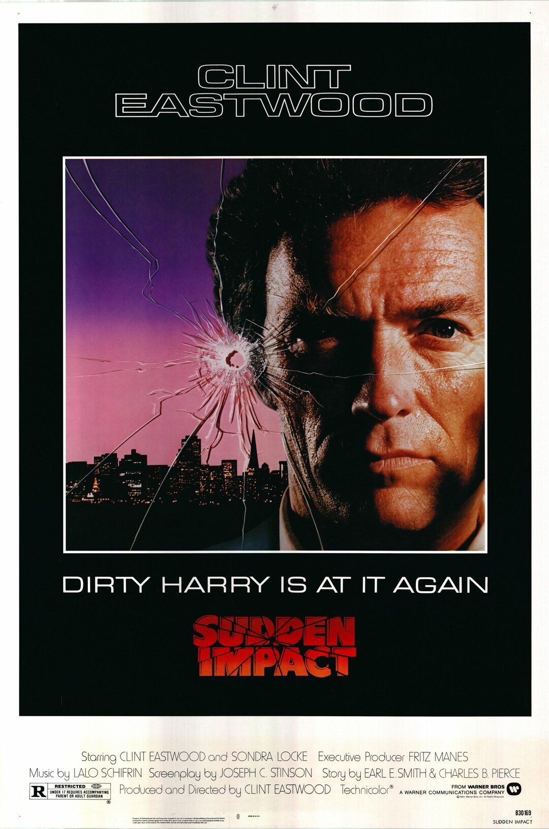Sudden Impact 1983 One Sheet Poster Rolled - Etsy