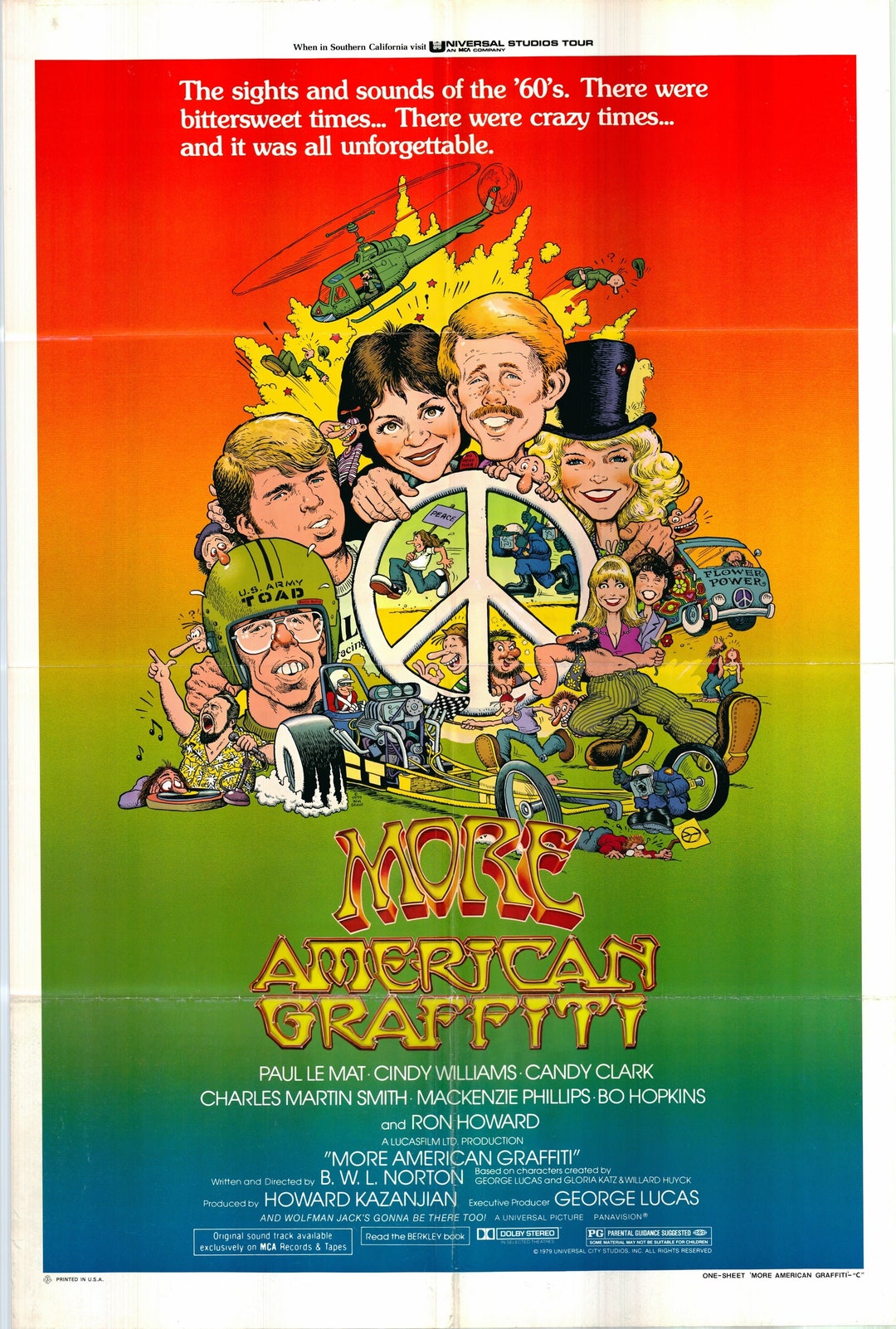 More American Graffiti 1979 Style C One Sheet Poster Folded - Etsy
