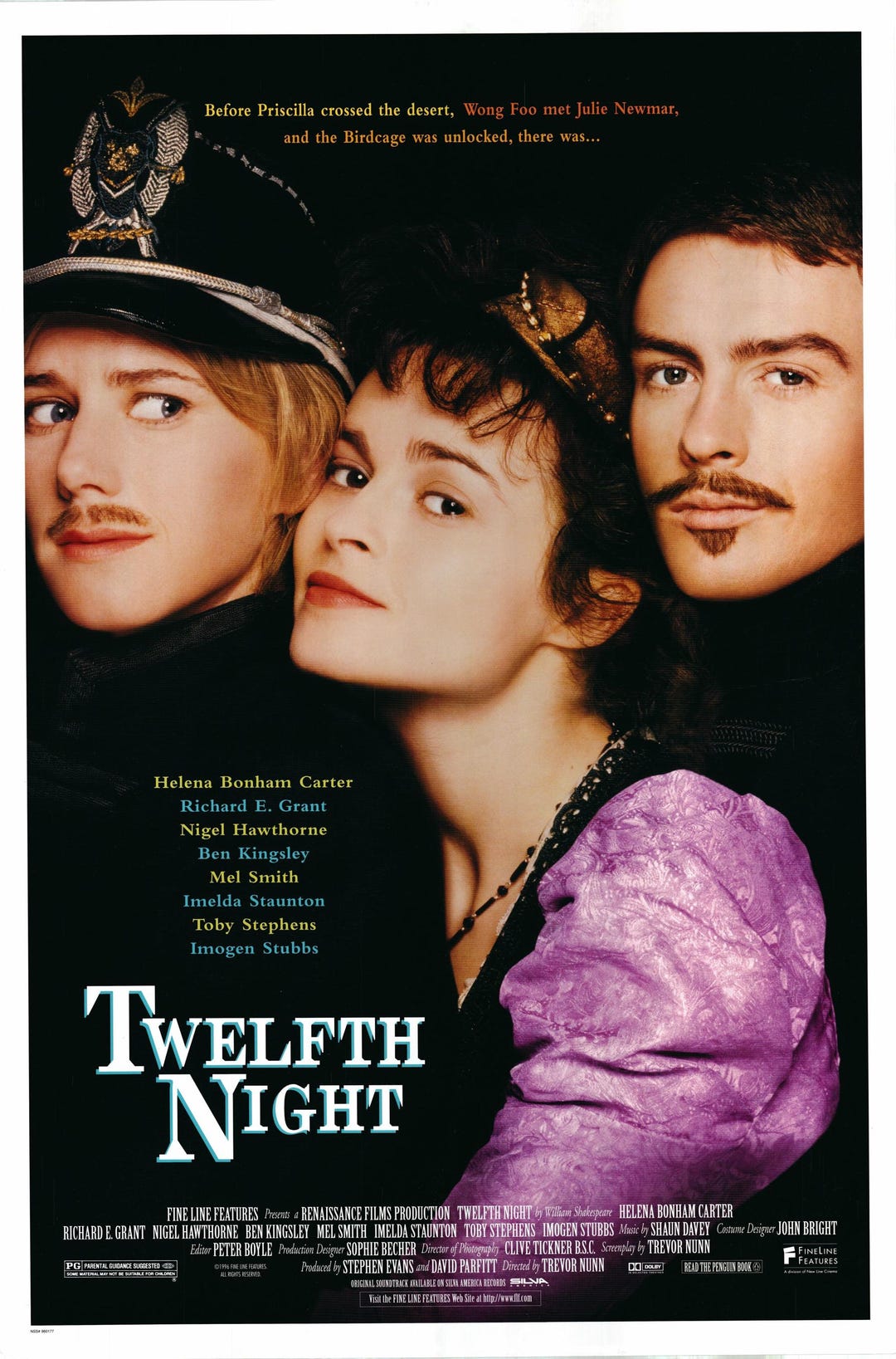 Twelfth Night 1996 One Sheet Poster Rolled - Etsy