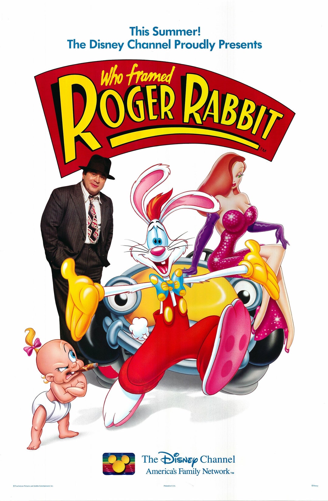 Who Framed Roger Rabbit 1987 Advance One Sheet Poster Rolled Ver C - Etsy