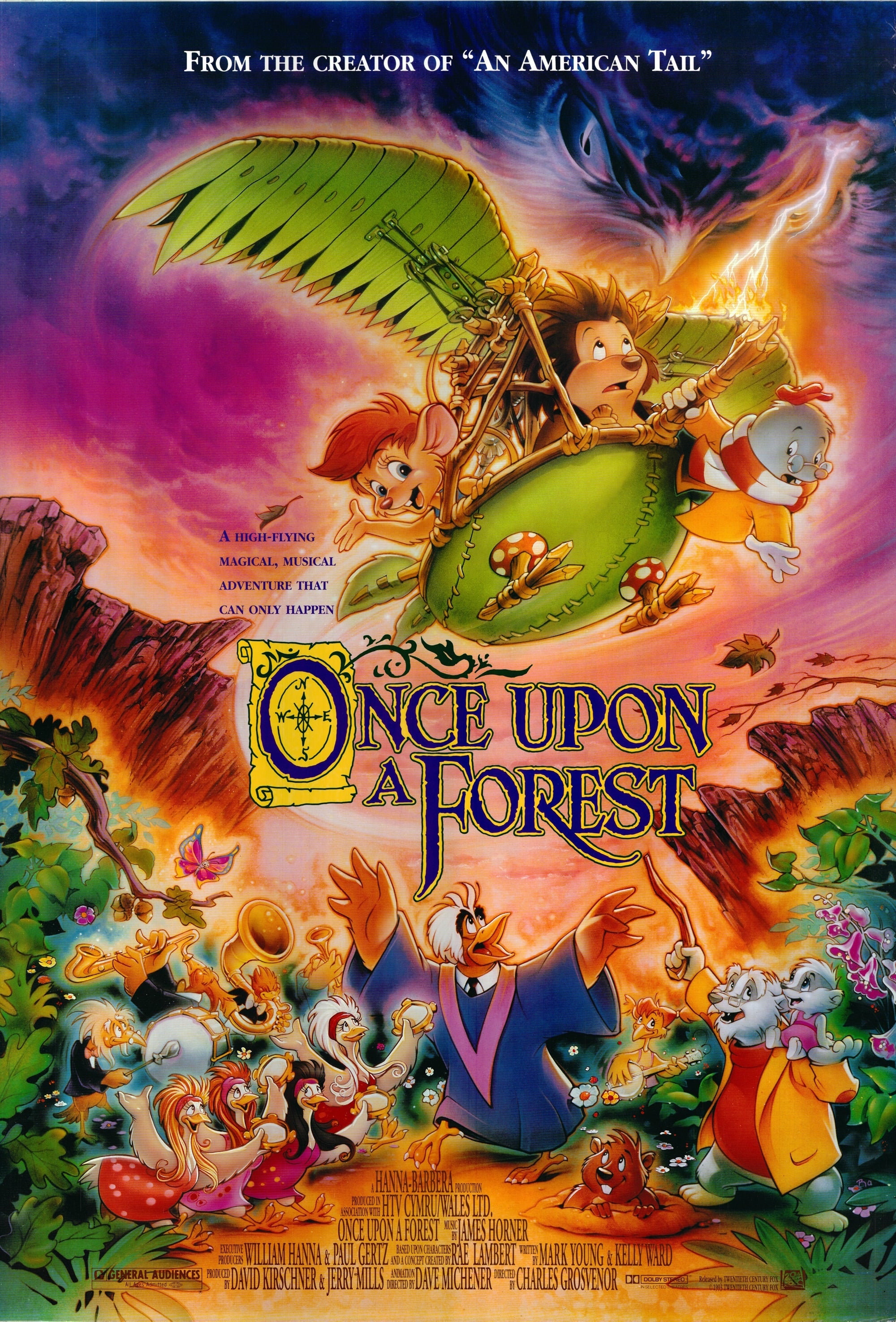 Once Upon A Forest 1993 One Sheet Poster Rolled - Etsy