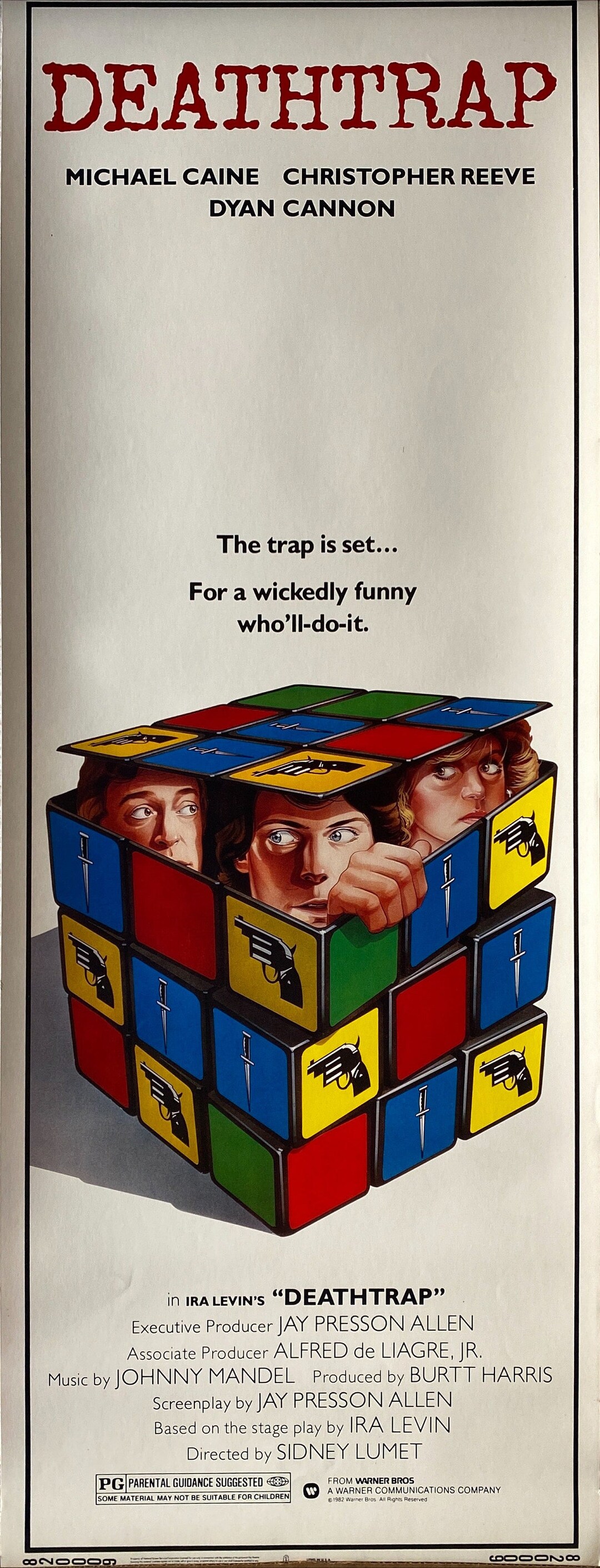 Deathtrap 1982 Insert Card - Etsy