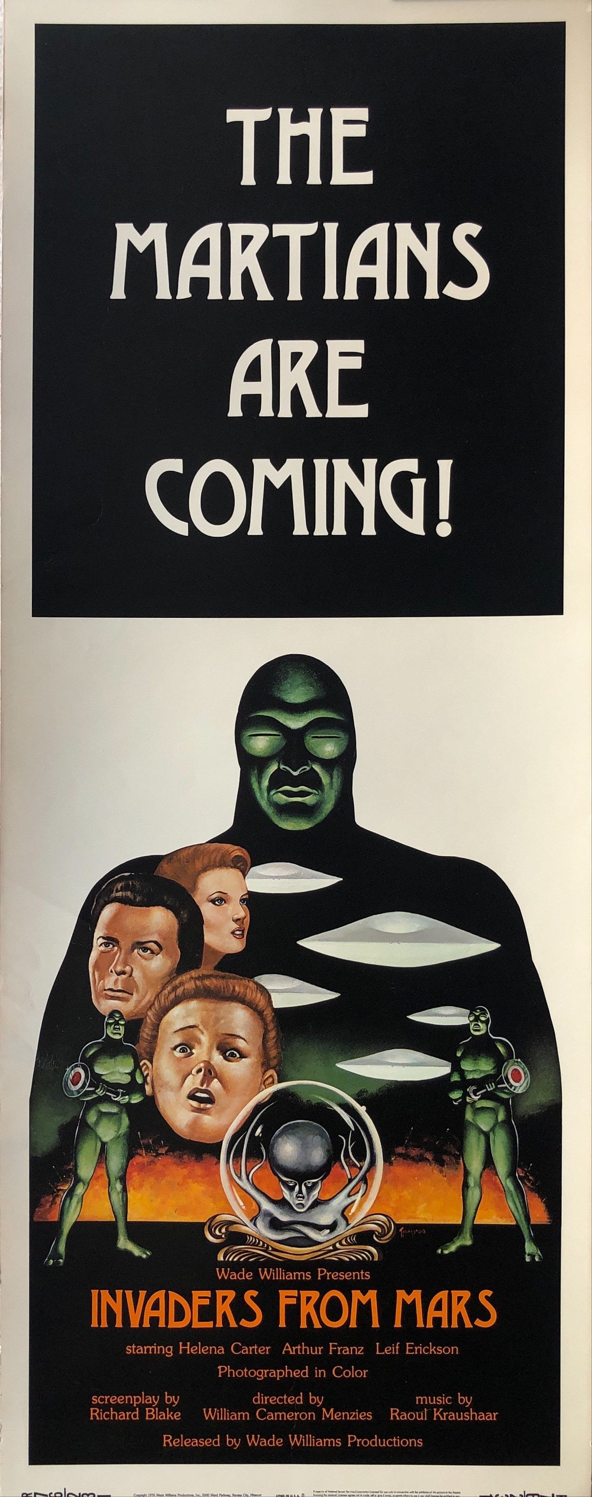 Invaders From Mars 1986 Poster