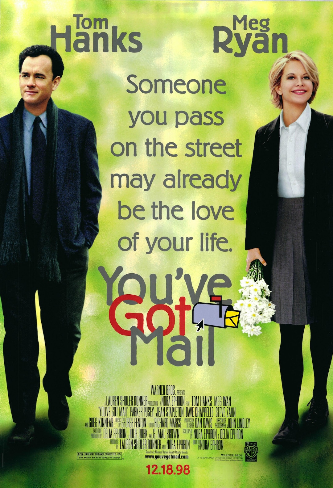 You've Got Mail 1998 Advance Sheet Poster Rolled - Etsy