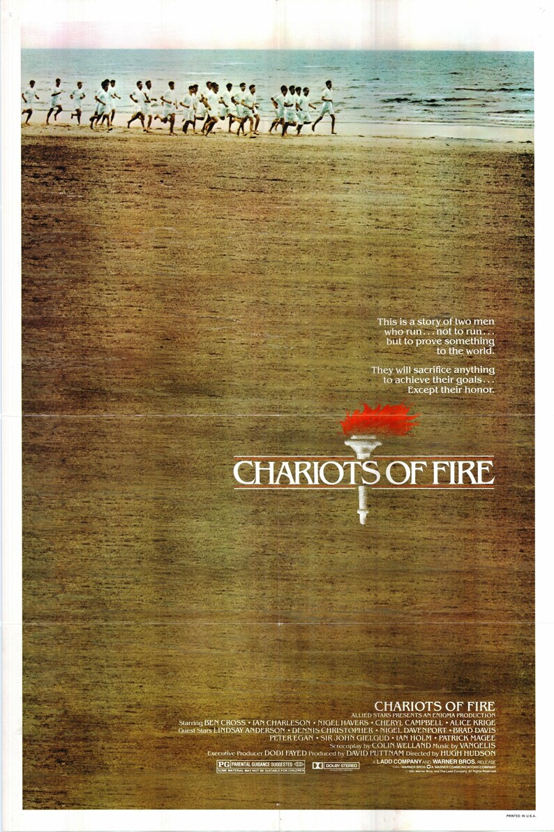 Chariots of Fire 1981 One Sheet Poster Folded - Etsy