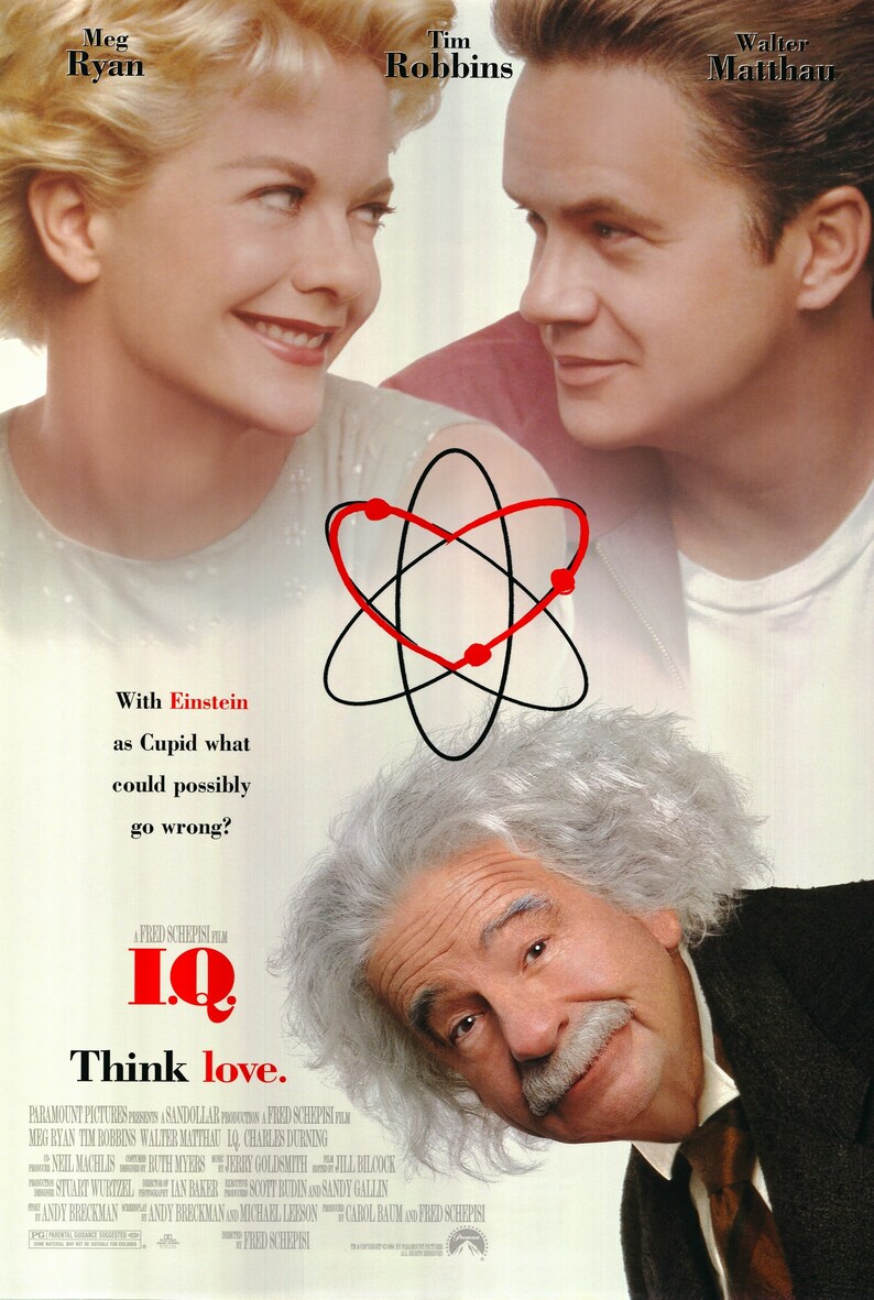 Iq 1994 One Sheet Poster Rolled Double Sided - Etsy